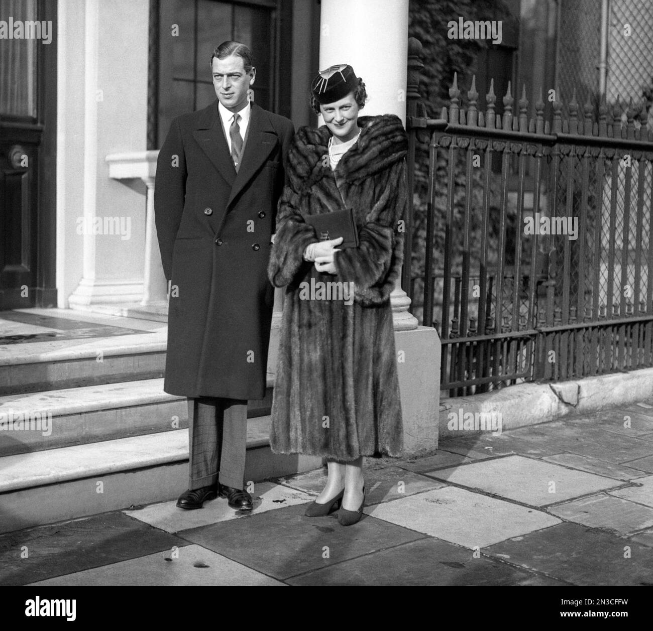 The Duke and Duchess of Kent as they left their house in Belgrave ...