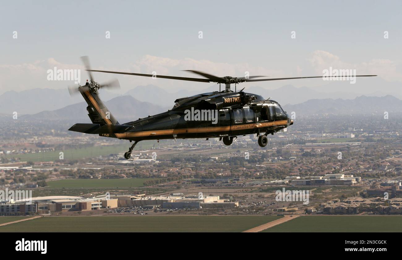 A U.S. Customs and Border Protection Air and Marine Operations UH-60 ...