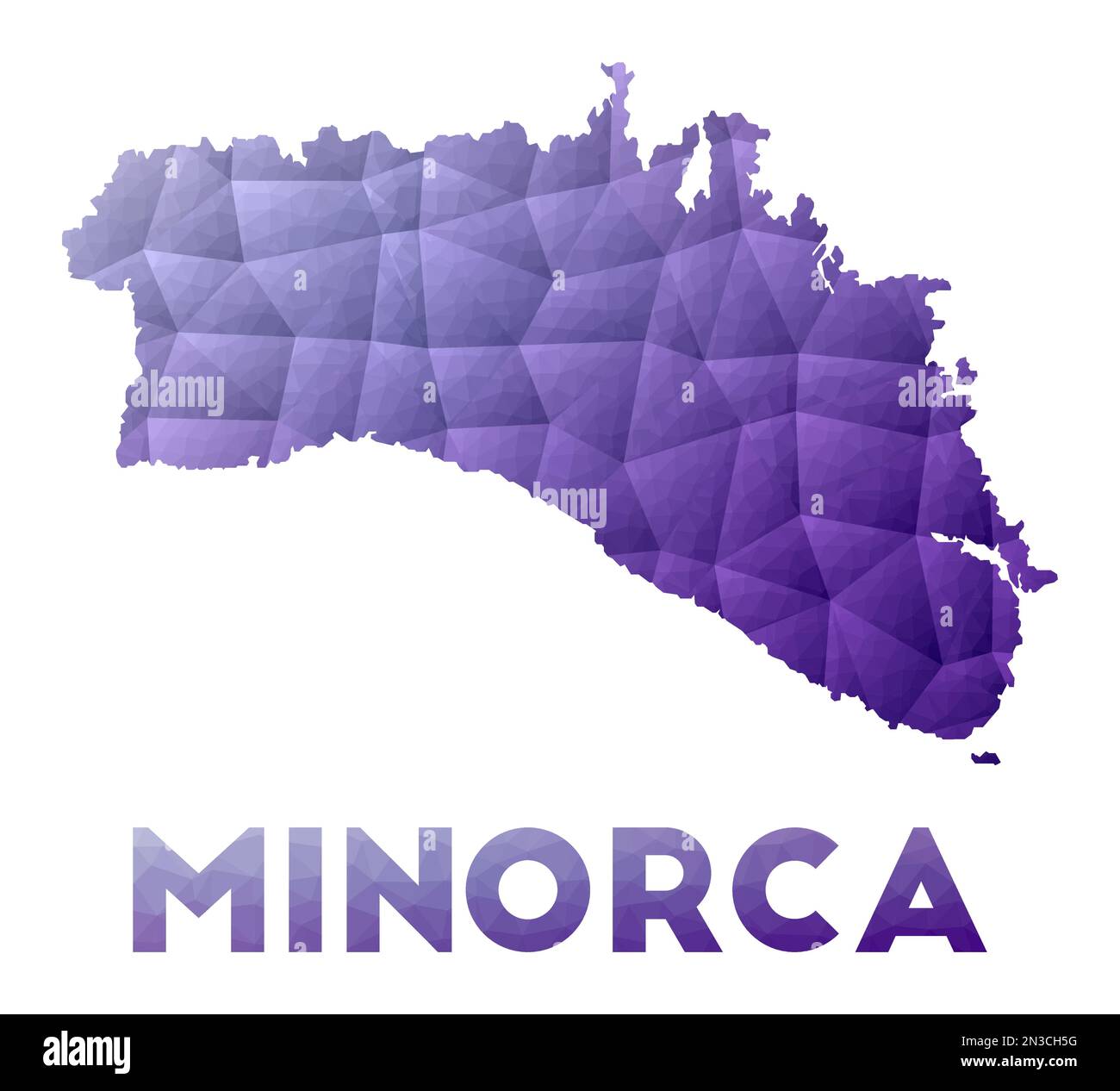 Map of minorca spain Stock Vector Images - Alamy
