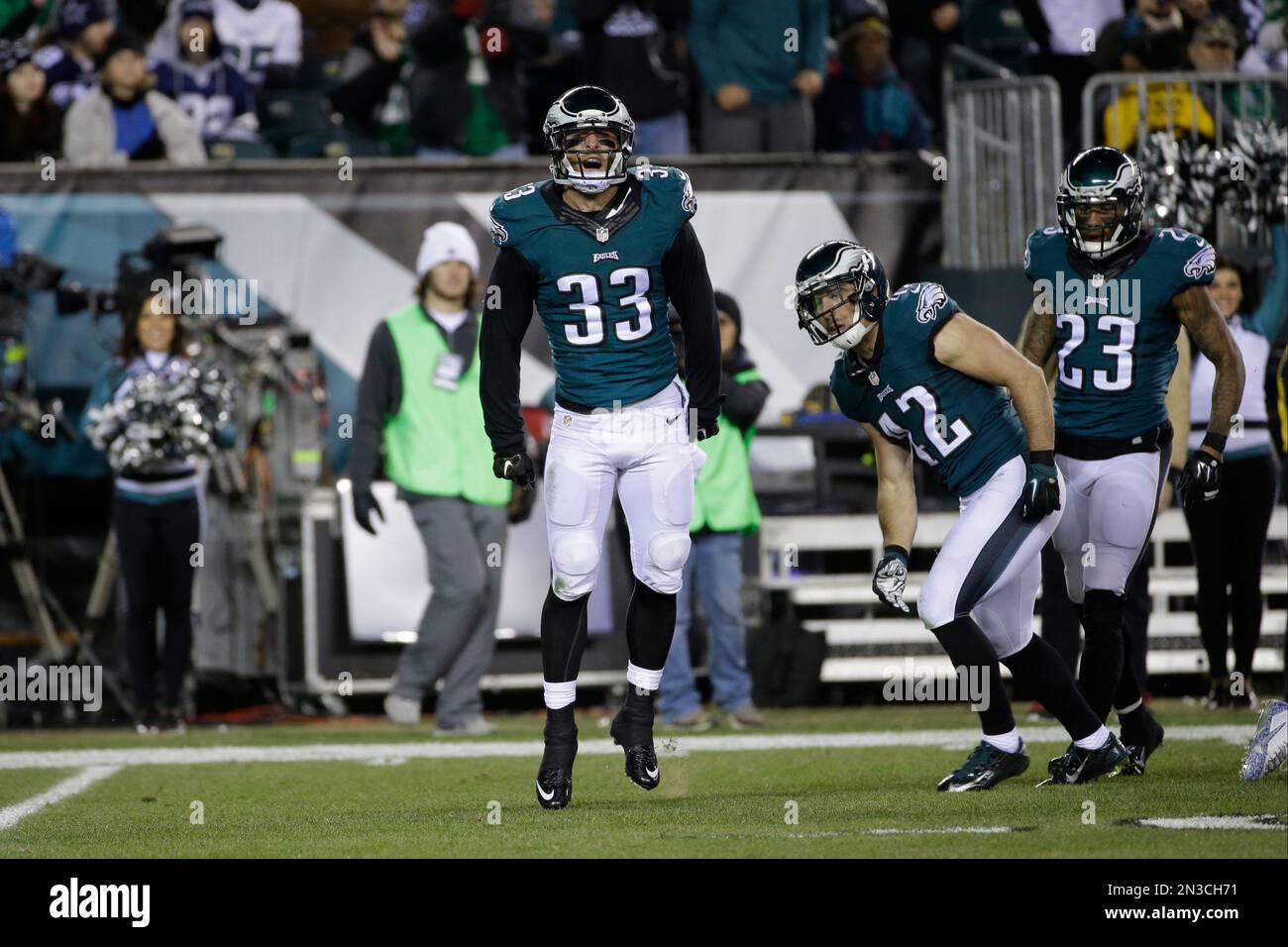 Philadelphia Eagles' Chris Prosinski reacts after a tackle during the ...