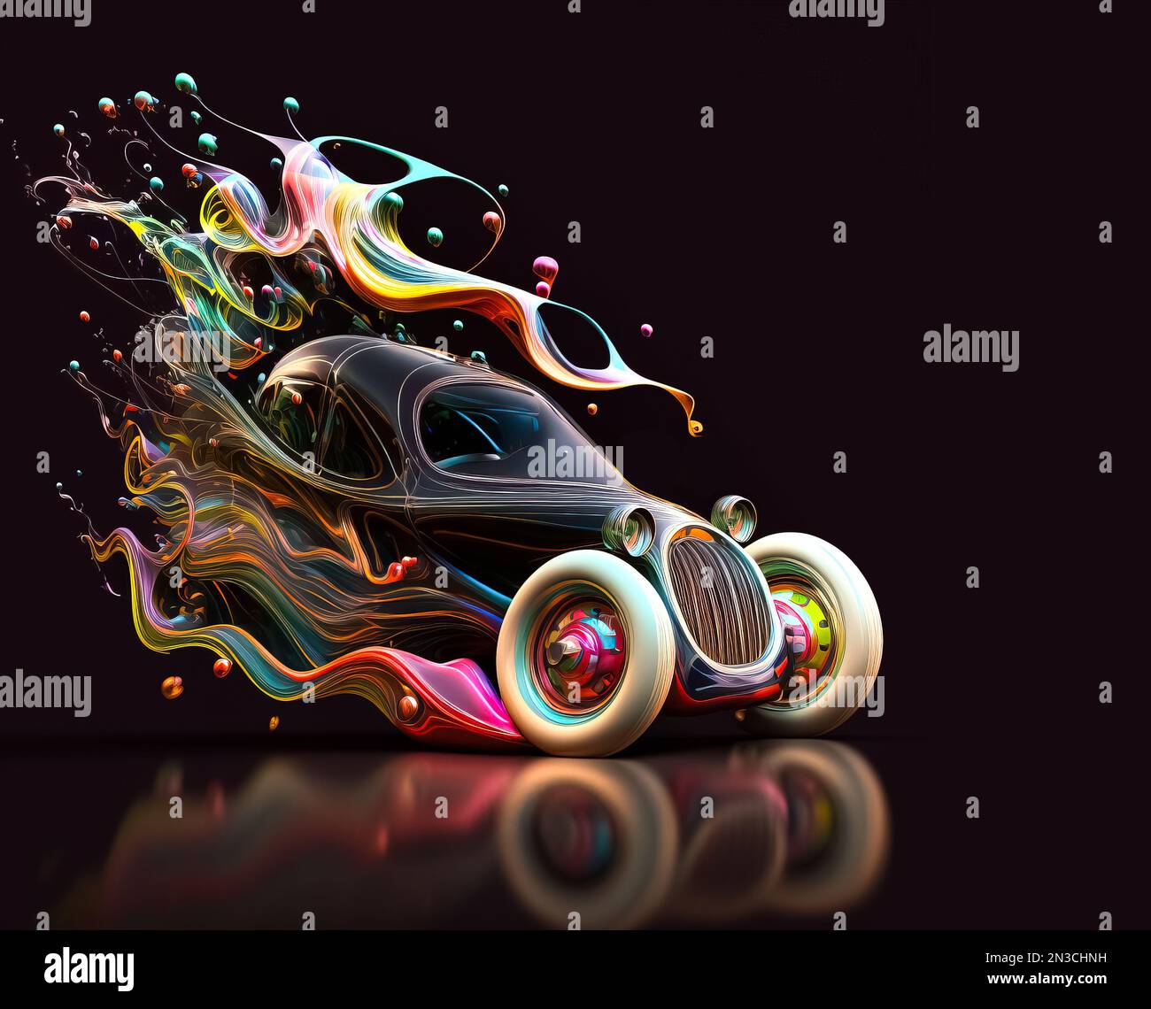 Cartoon car illustration hi-res stock photography and images - Alamy
