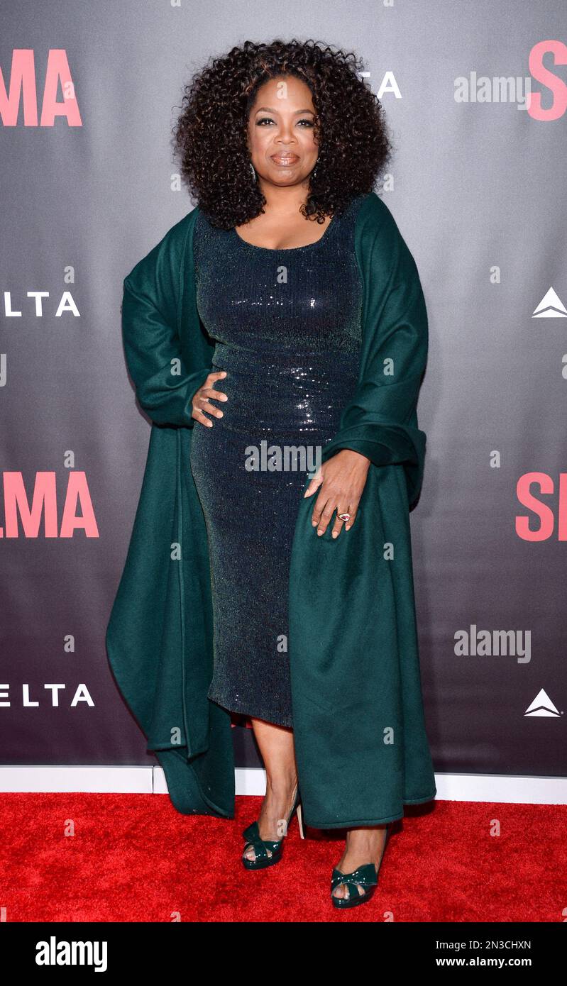 Producer Oprah Winfrey attends the premiere of "Selma" at the Ziegfeld ...