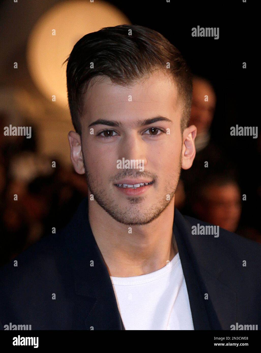 Portuguese pop, dance, hip hop and R&B singer David Carreira arrives at ...