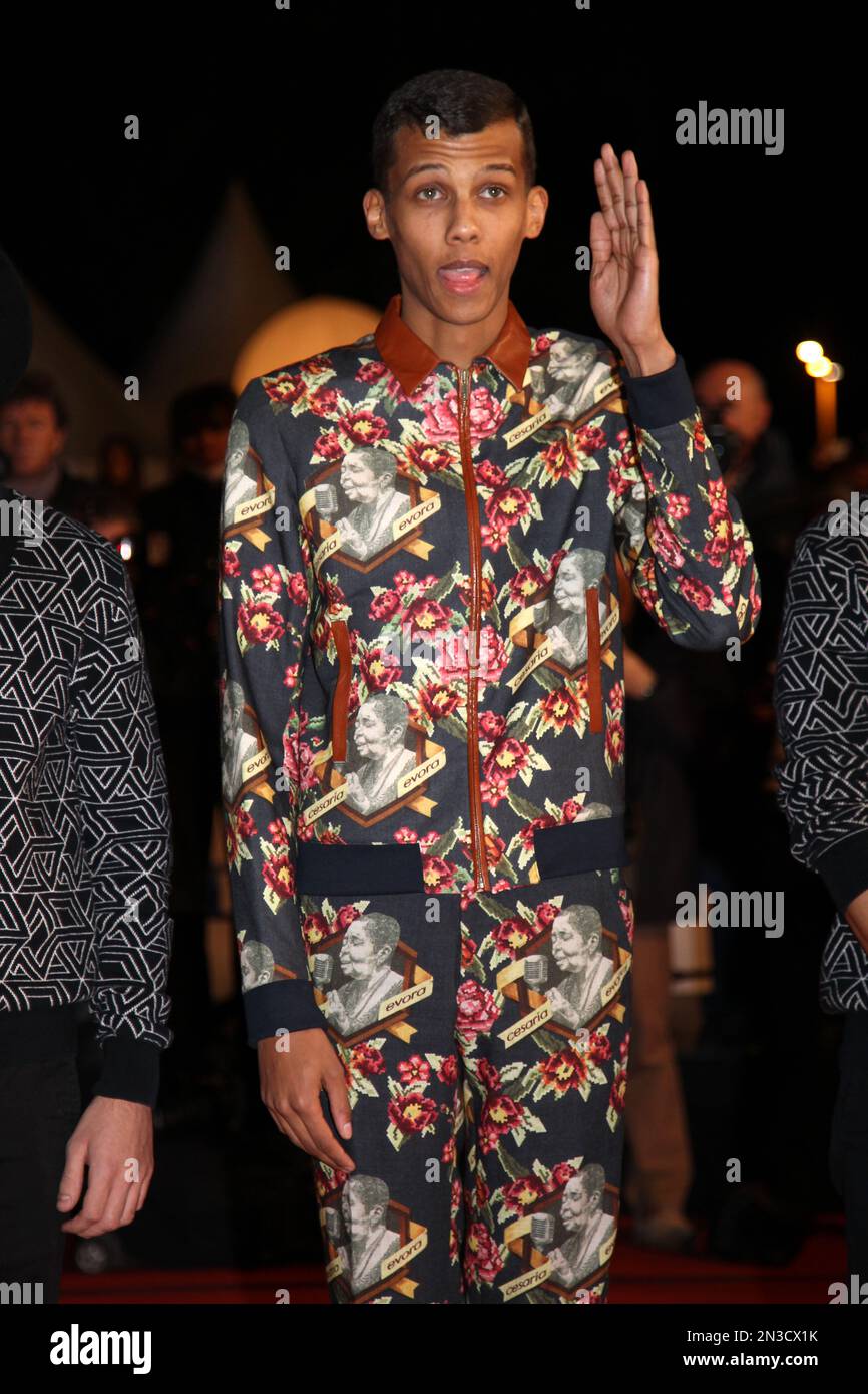 Belgian singer and songwriter Stromae arrives at the Cannes festival ...