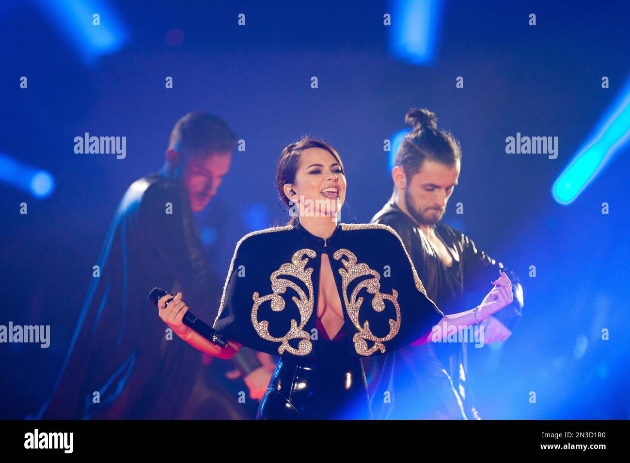 Romanian singer Inna performs during the gala of the '40 Principales ...