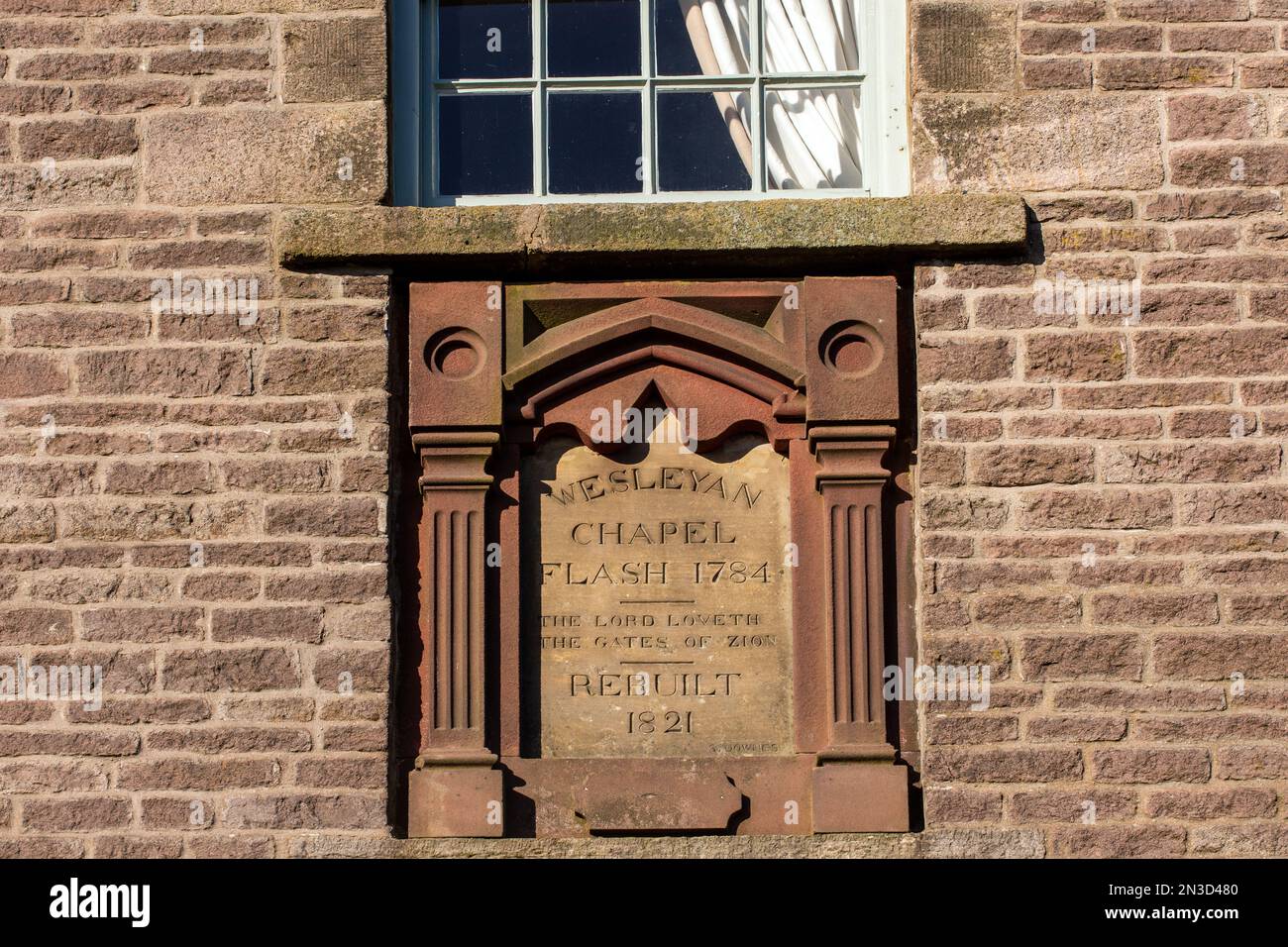 The Old Wesleyan Methodist Chapel in the village of Flash in the ...
