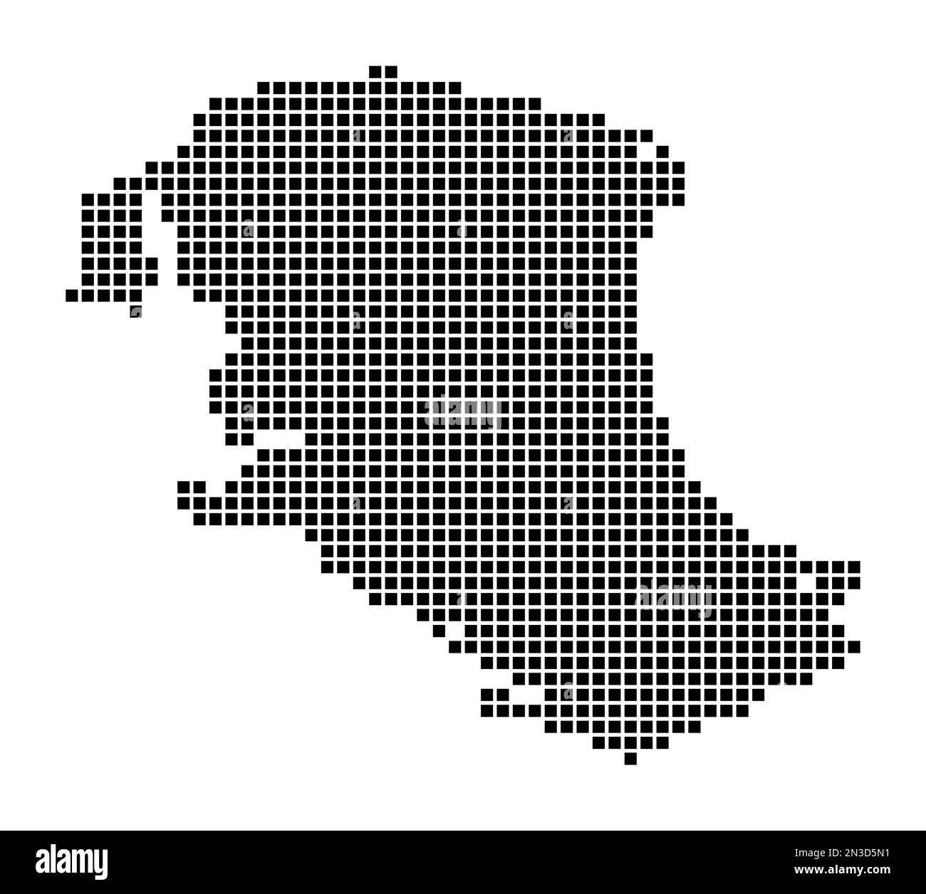 Parrot Cay map. Map of Parrot Cay in dotted style. Borders of the ...