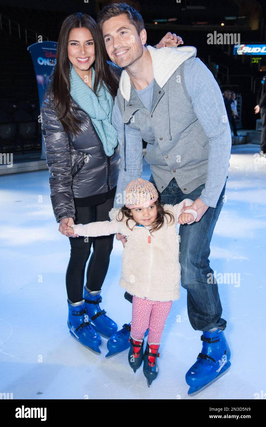 Roselyn Sanchez, Eric Winter, and daughter Sebella Rose Winter attend ...