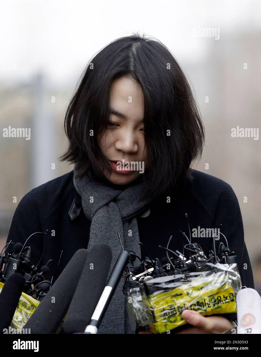 Cho Hyun-ah, who was head of cabin service at Korean Air and the oldest ...