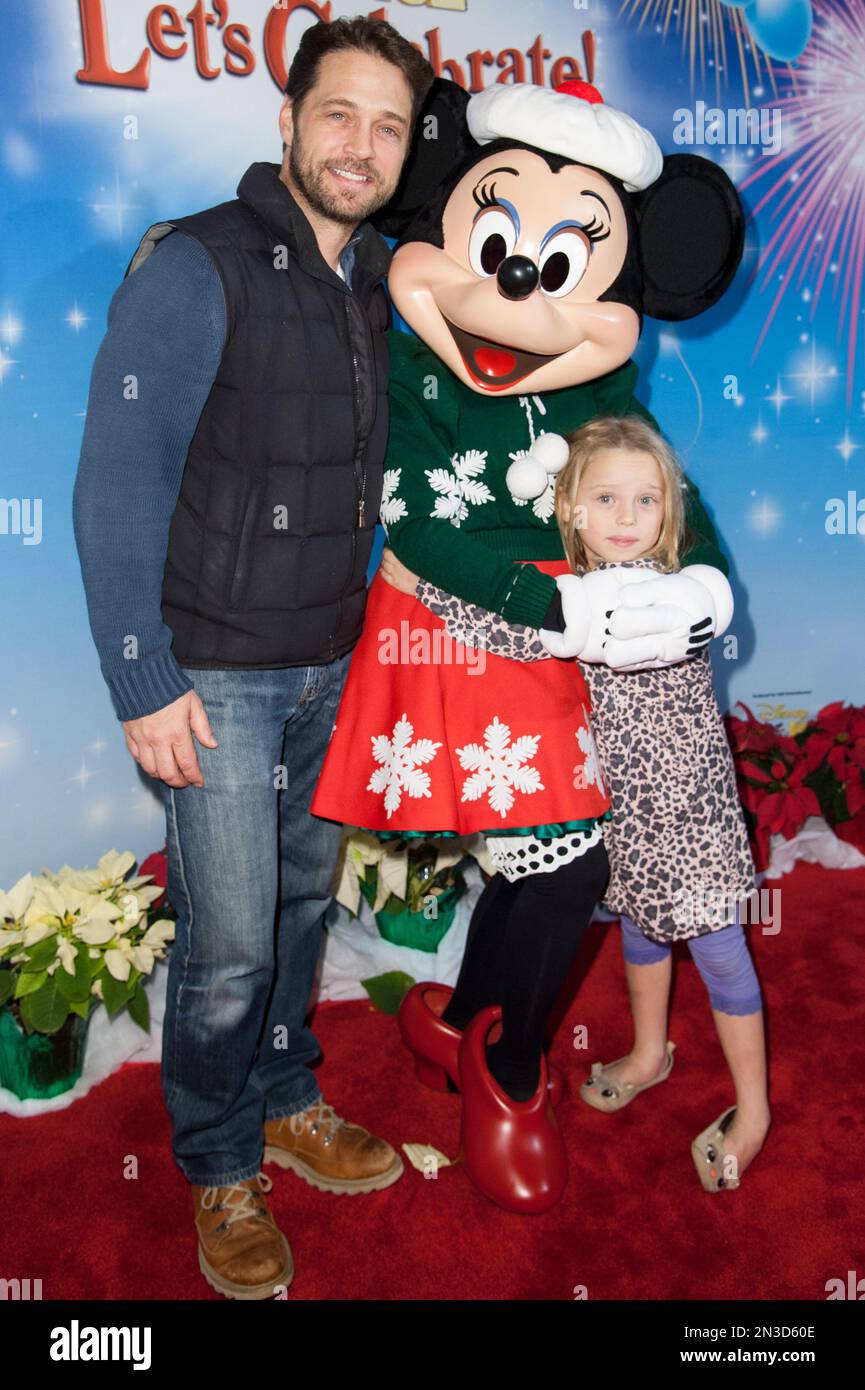 Jason Priestley, and daughter Ava Veronica Priestley attend the Disney ...