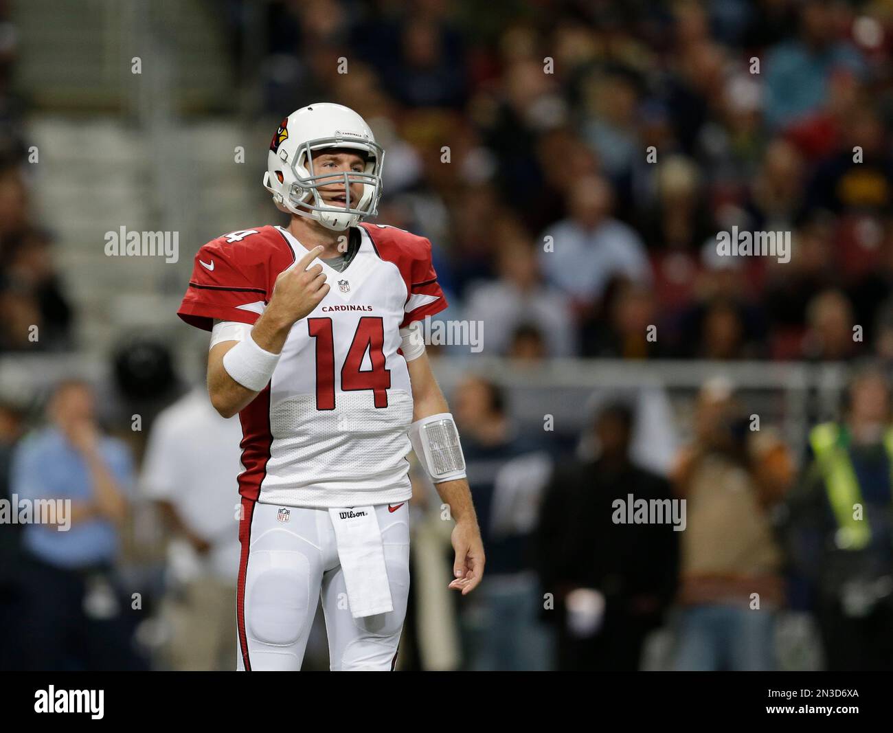 Arizona Cardinals quarterback Ryan Lindley during the second half of an ...