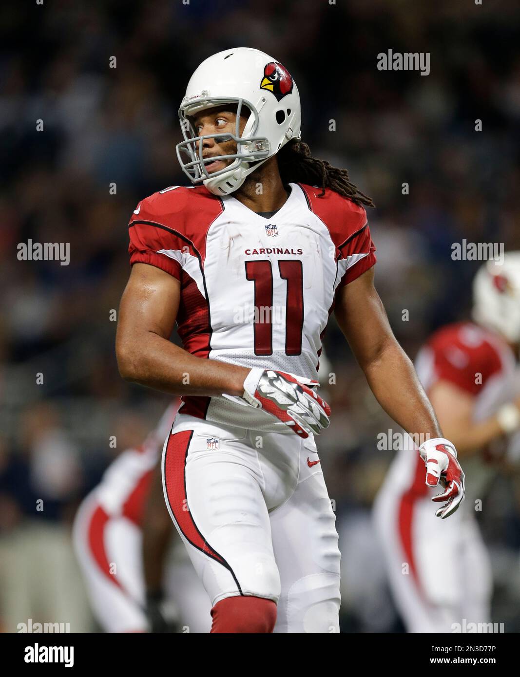 Arizona Cardinals wide receiver Larry Fitzgerald during the first half ...