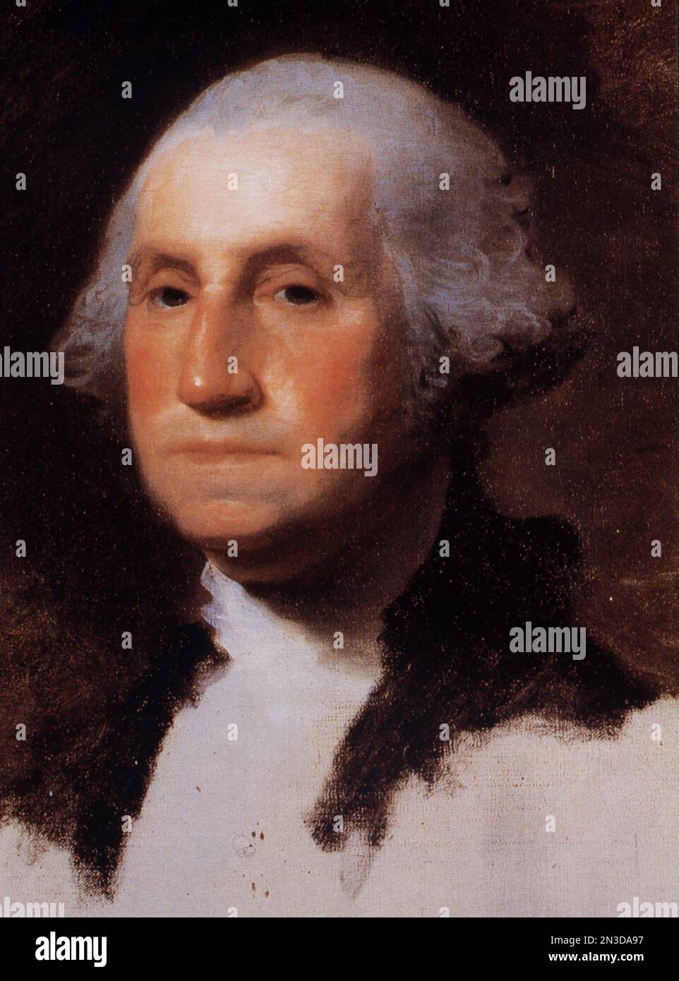 This is a crop of Gen. George Washington by Gilbert Stuart ...