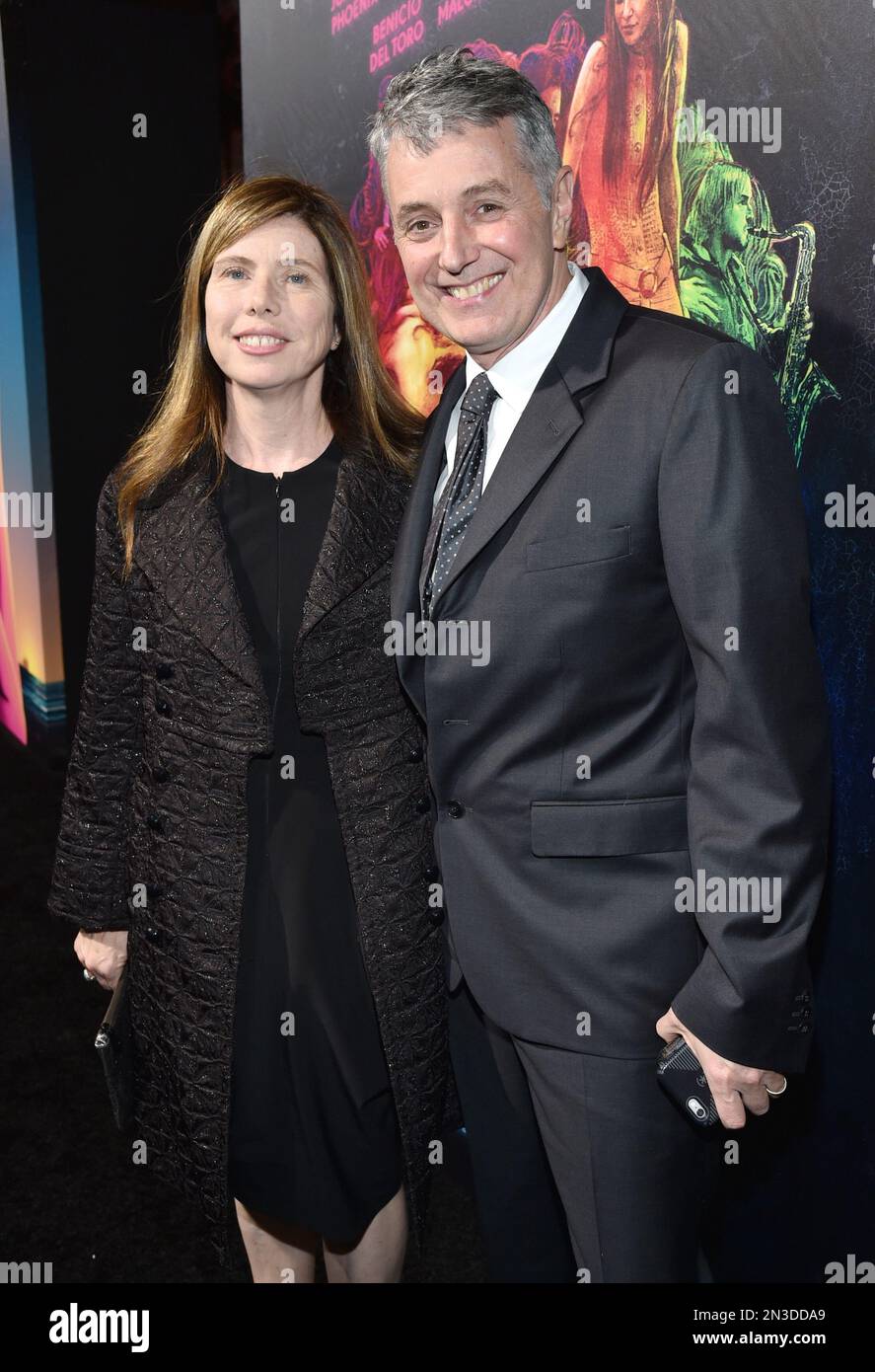 JoAnne Sellar, left, and producer Daniel Lupi arrive at the Los Angeles ...