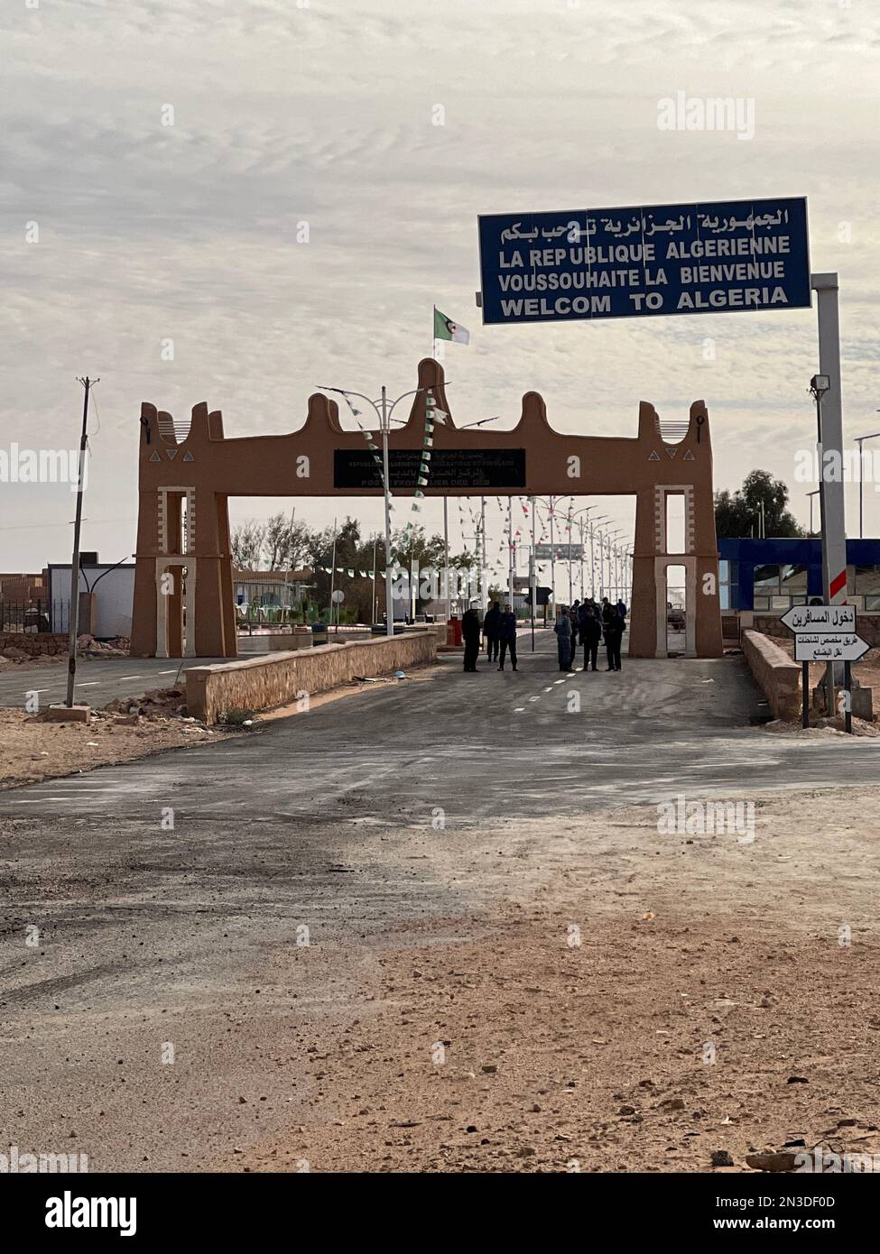 Ghadames, Libya. 7th Feb, 2023. Libyan Illegal Immigration Control ...