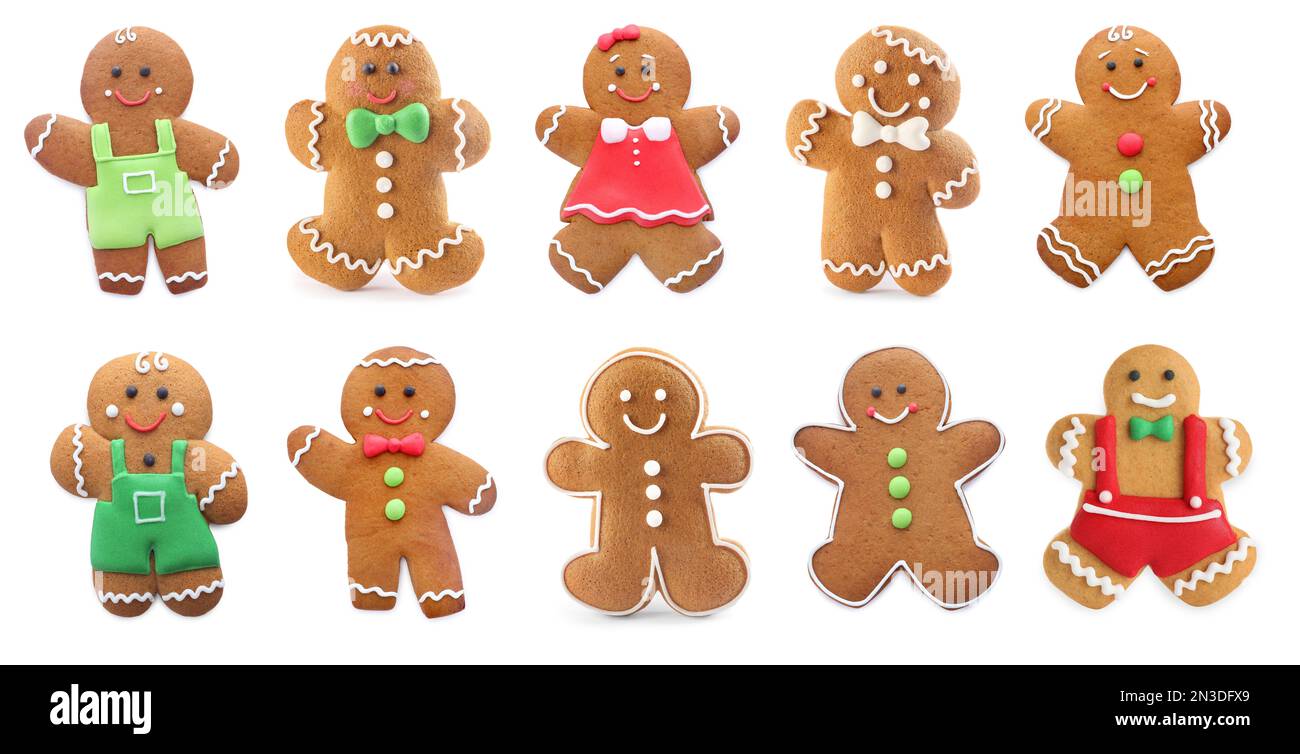 Gingerbread man banner Cut Out Stock Images & Pictures - Alamy