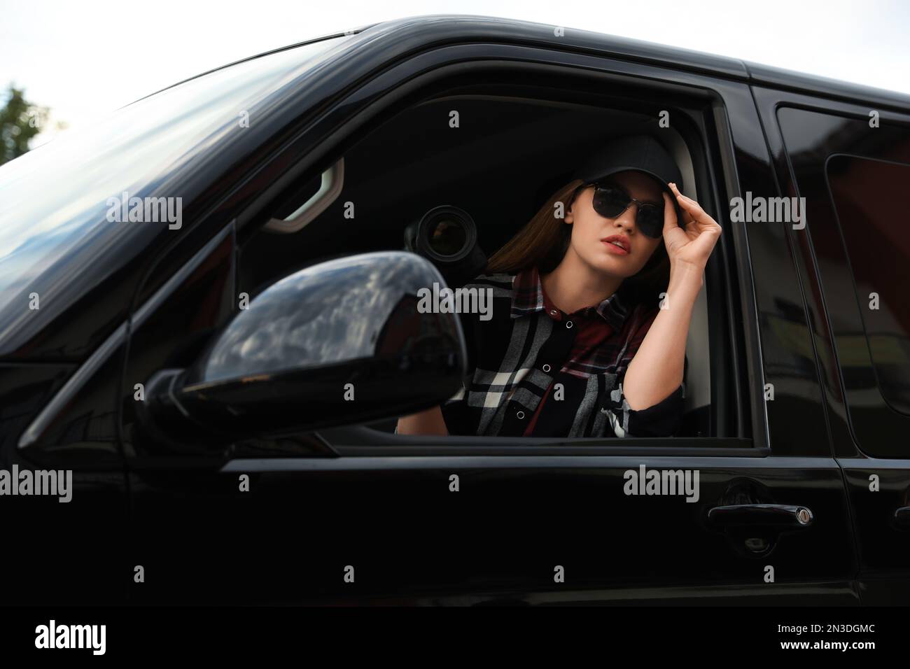 Camera inside police car hi-res stock photography and images - Alamy