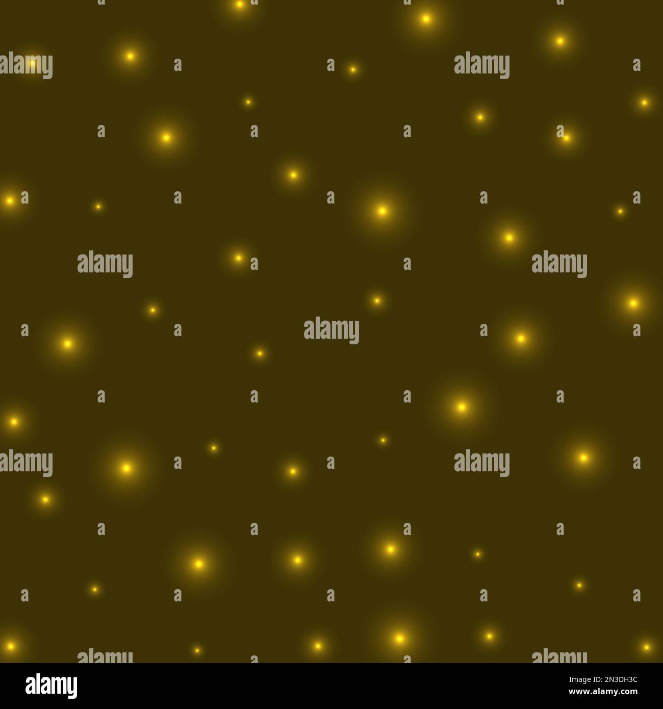 Starry background. Stars evenly scattered on yellow background ...