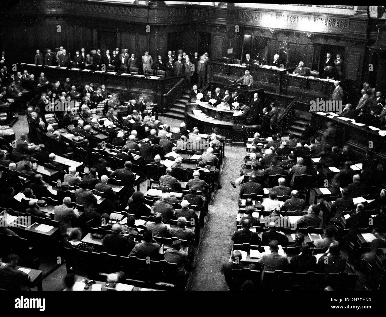 Opening session of the new Prussian parliament in Berlin on May 24 ...