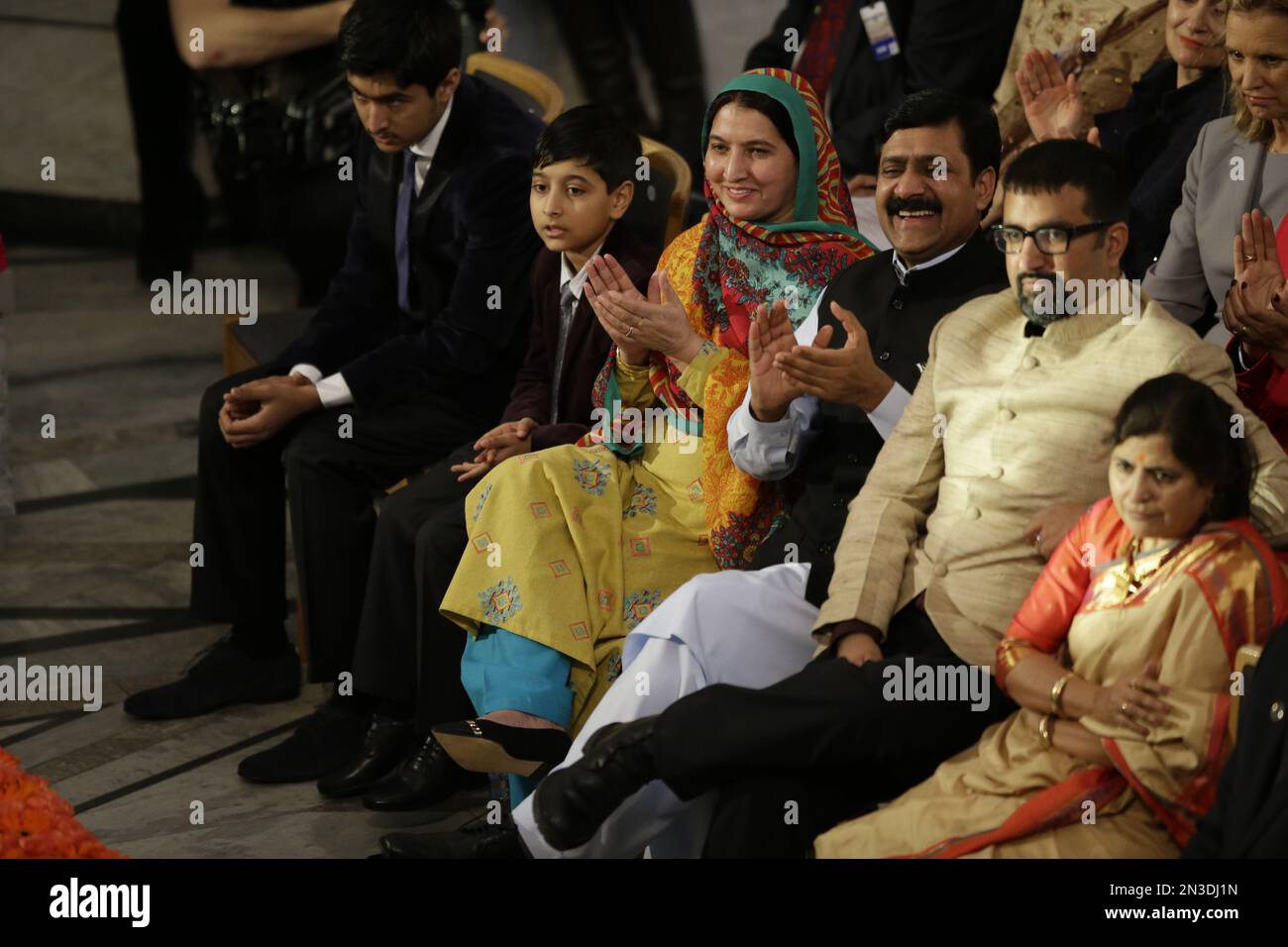 Members of Nobel Peace Prize laureate, Malala Yousafzai's family ...