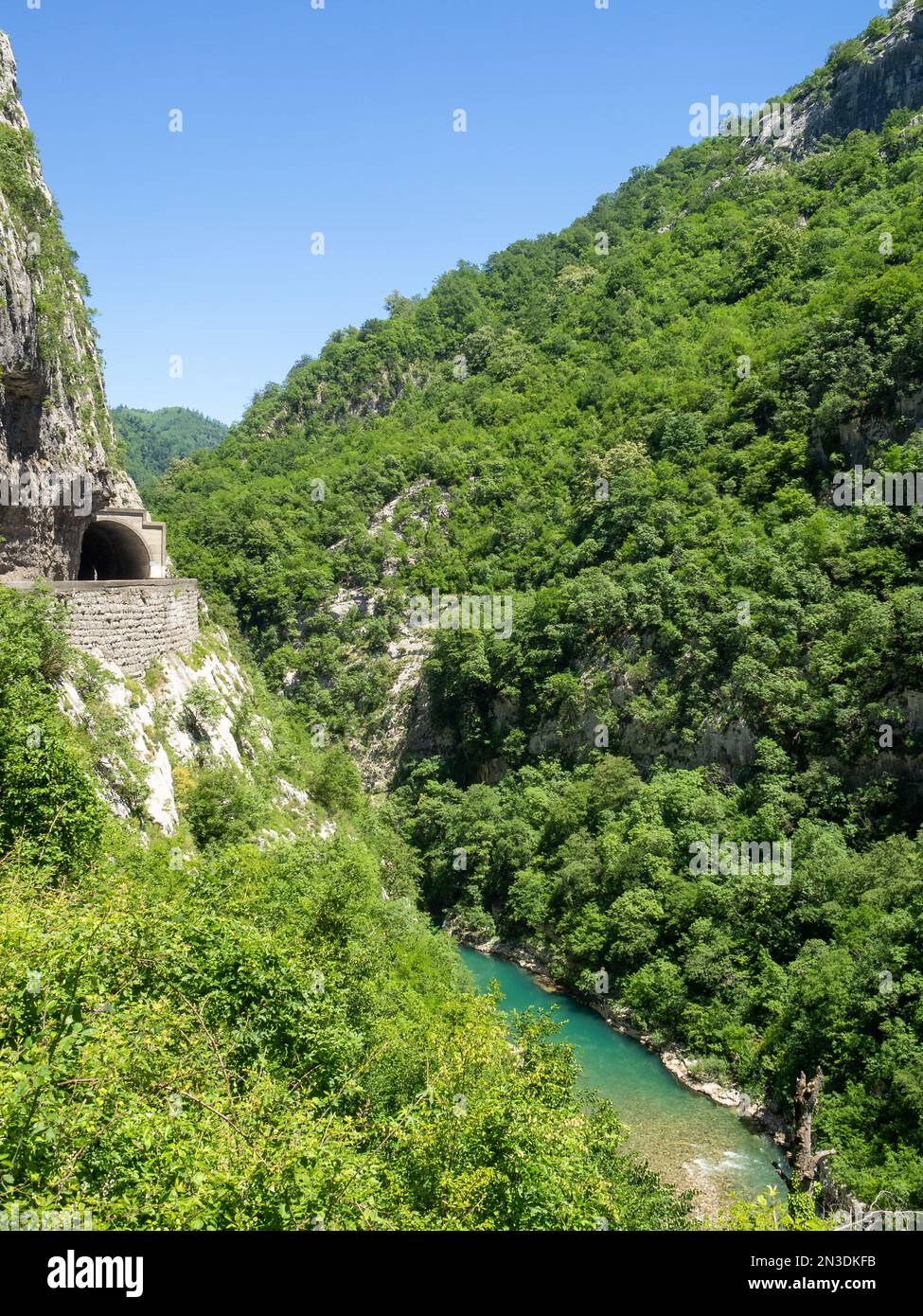Moraca River gorge Stock Photo - Alamy
