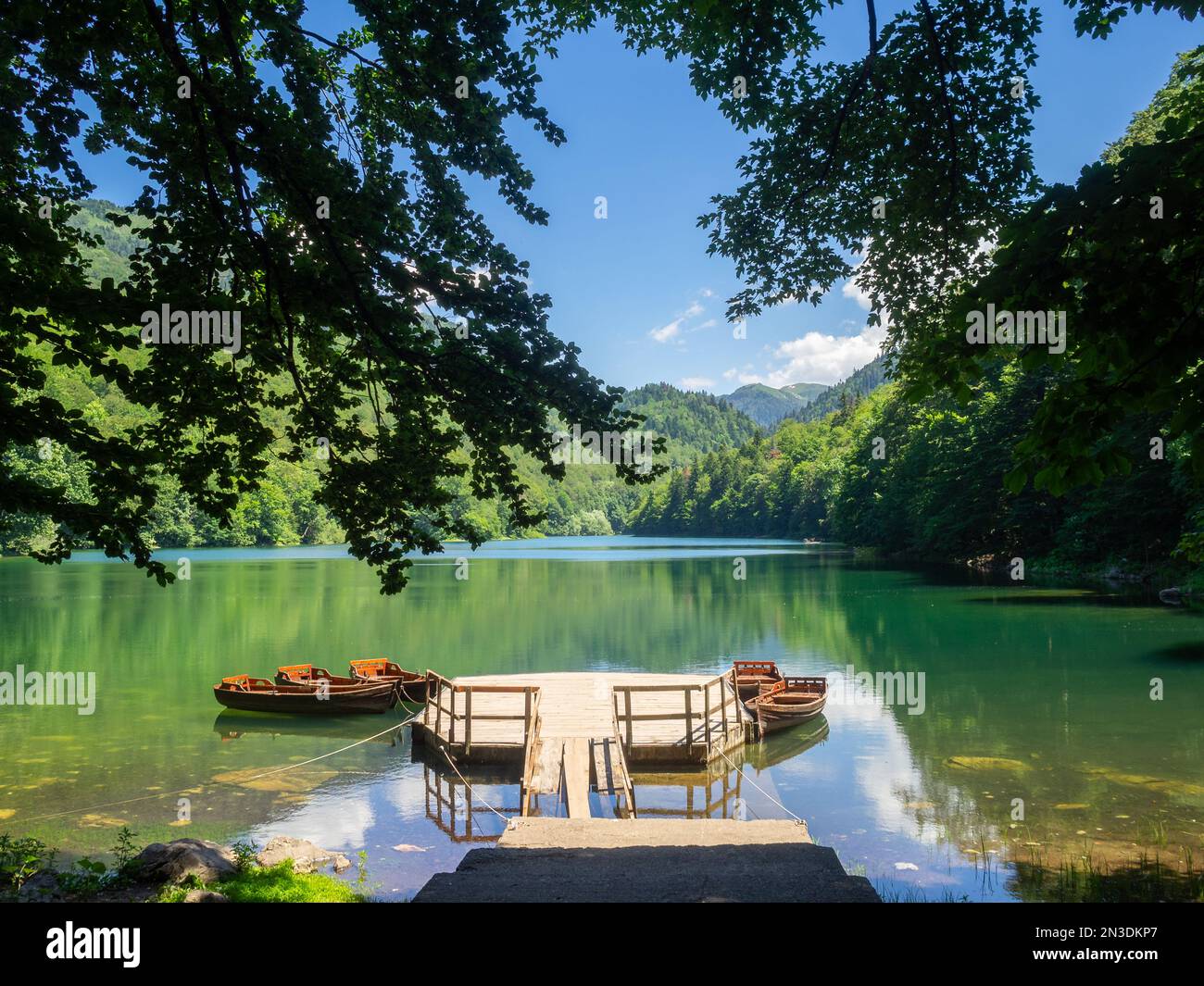 Lake Biograd general view Stock Photo - Alamy