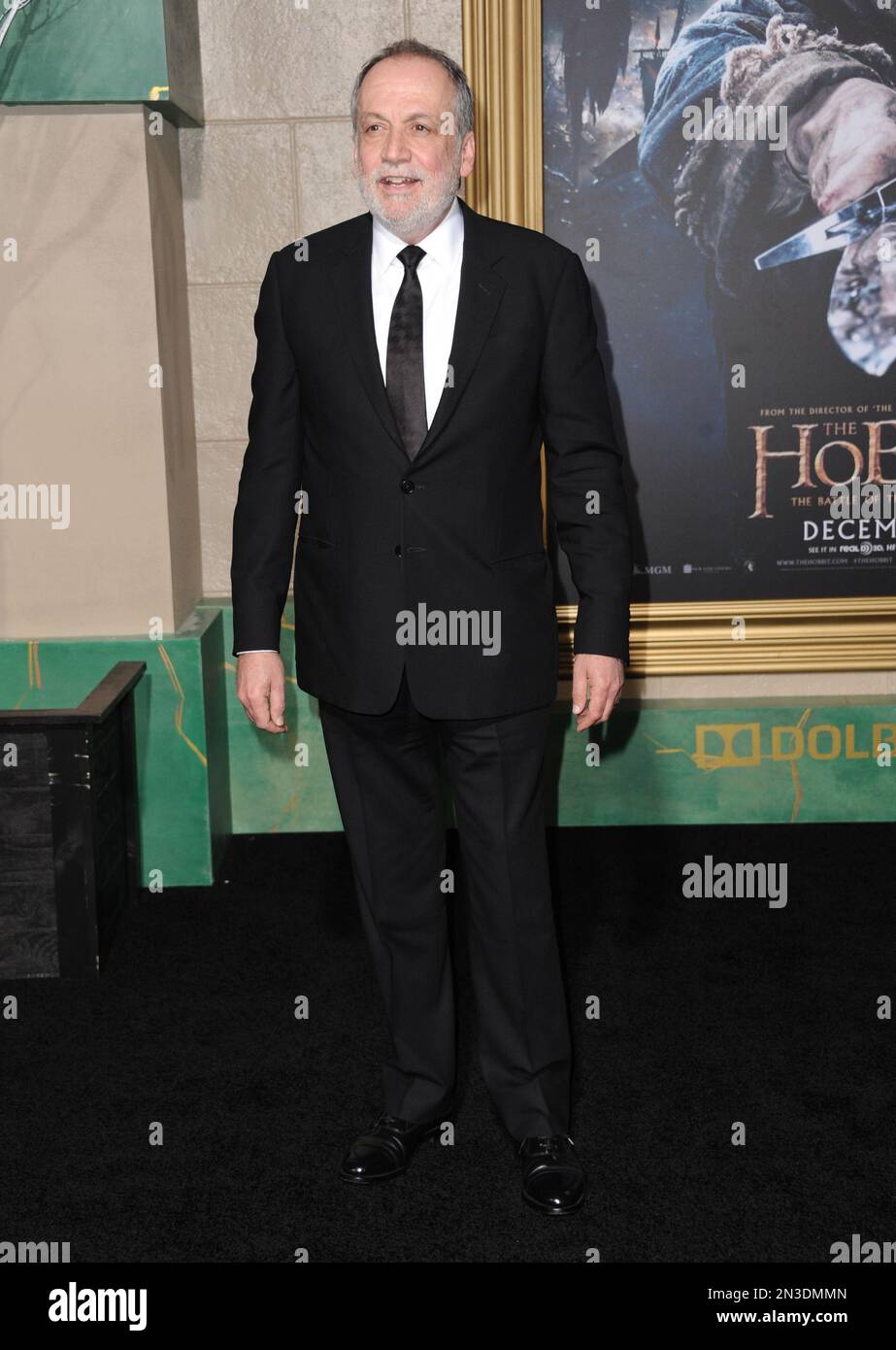 Joe Letteri arrives at the Los Angeles premiere of The Hobbit: The ...