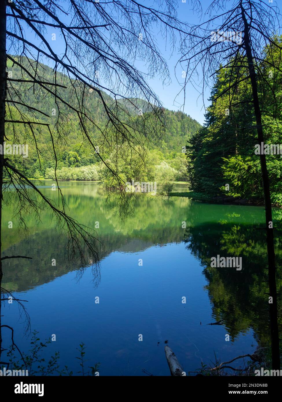 Lake Biograd landscape Stock Photo - Alamy