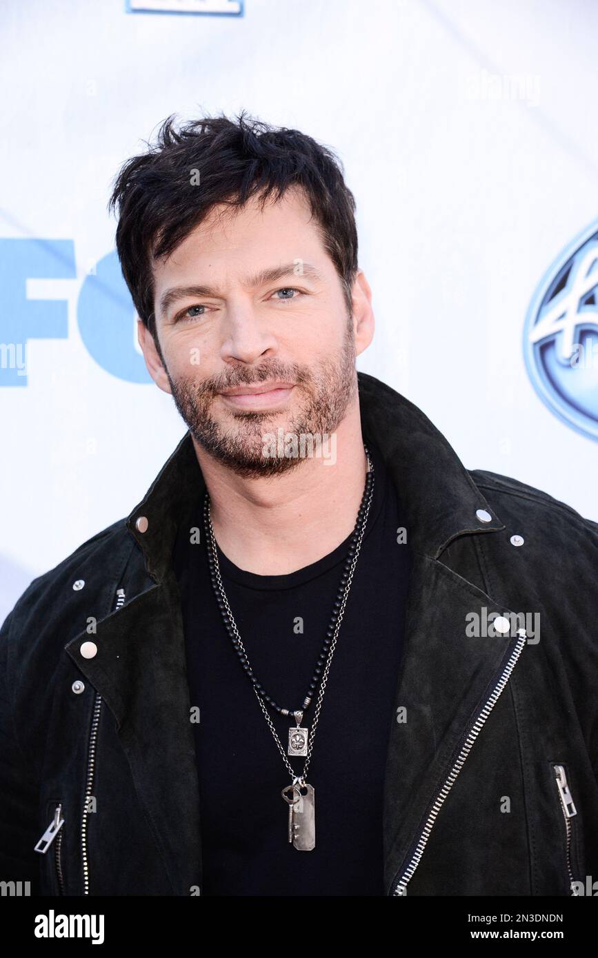 Singer Harry Connick, Jr. arrives on set of American Idol XIV in Los ...