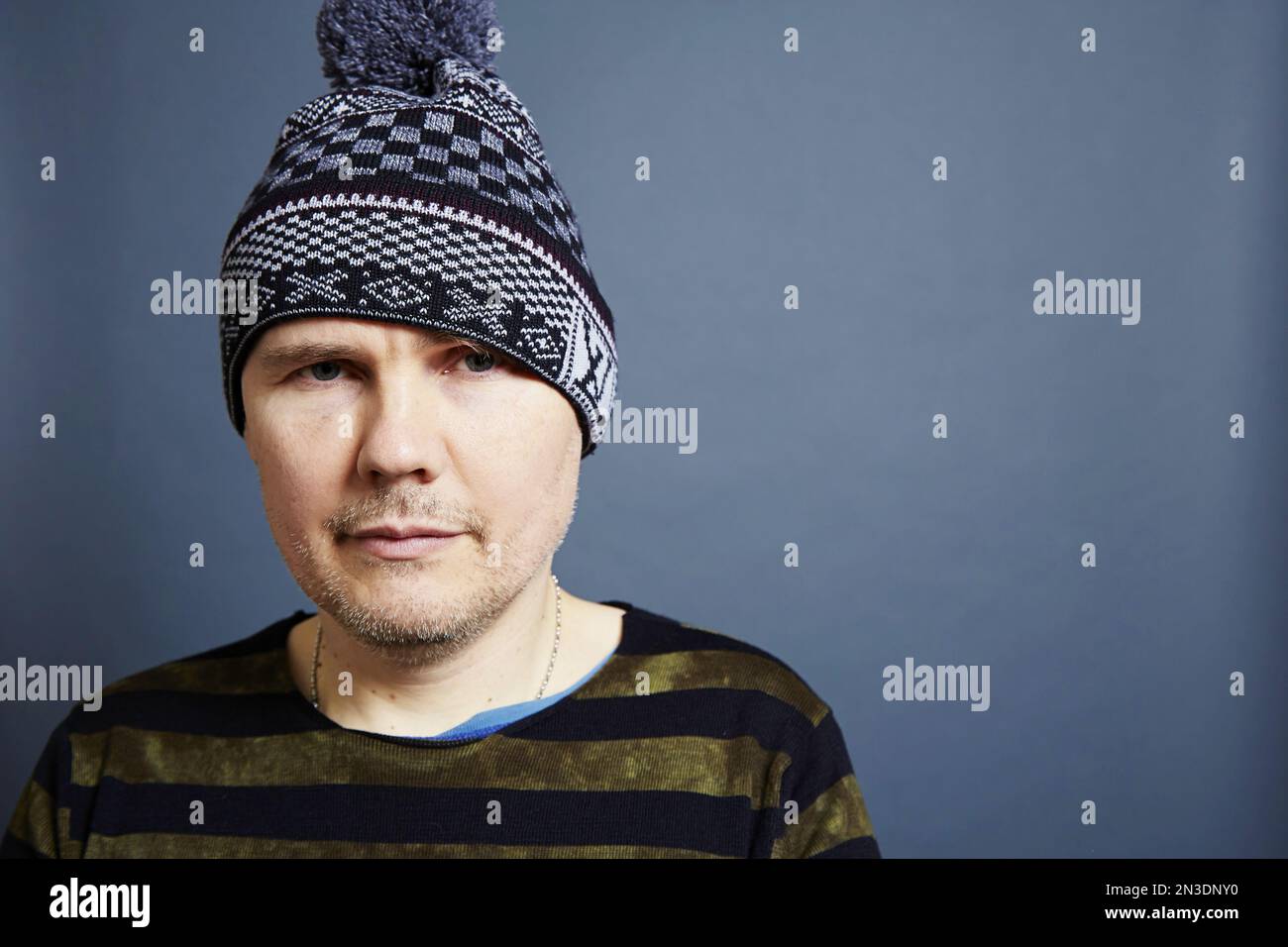 Smashing Pumpkins frontman Billy Corgan poses for a portrait in ...