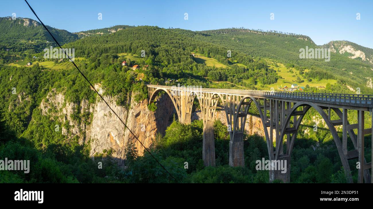 Đurđevića Tara Bridge, Montenegro Stock Photo - Alamy