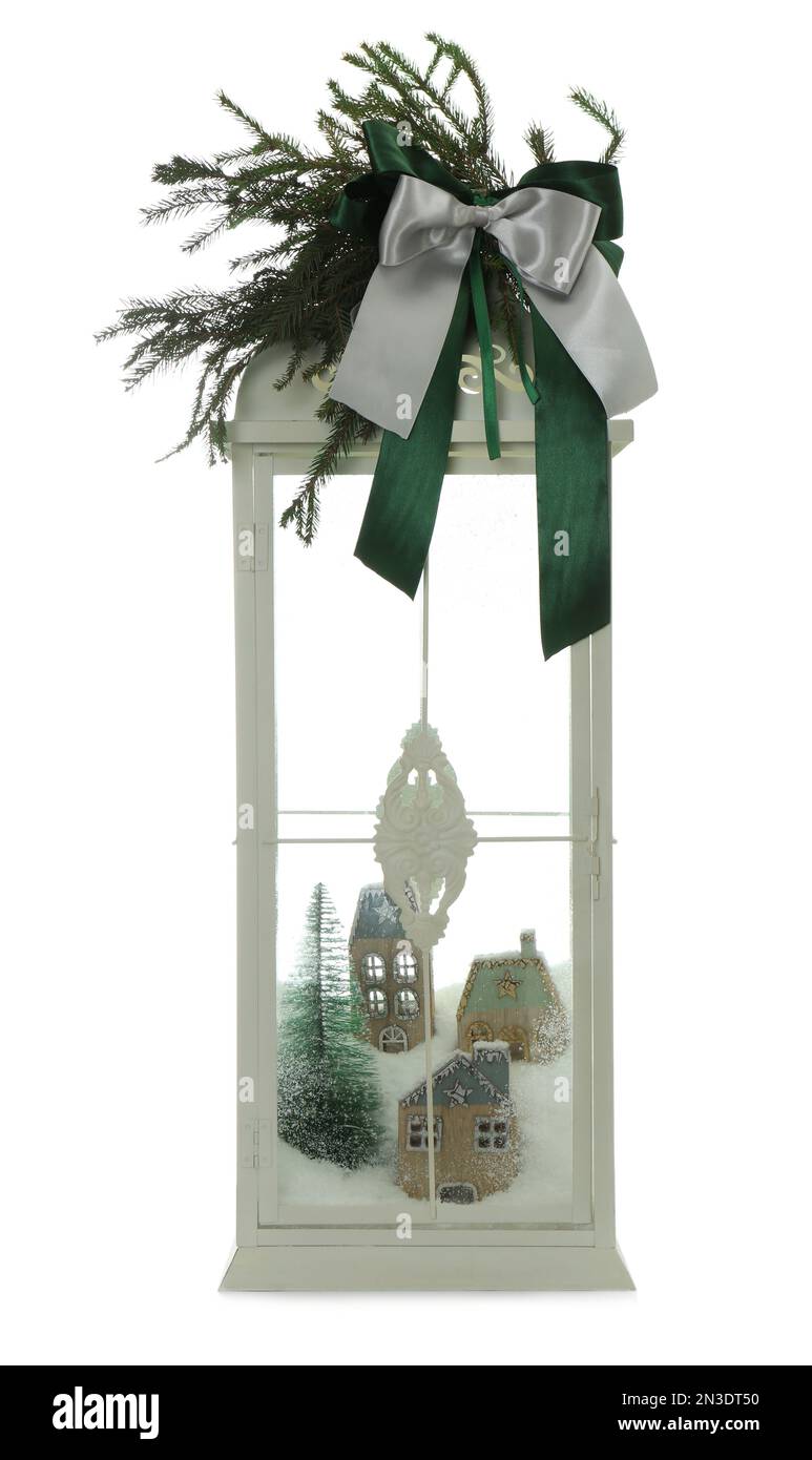 Beautiful xmas postcard fir Cut Out Stock Images & Pictures - Alamy