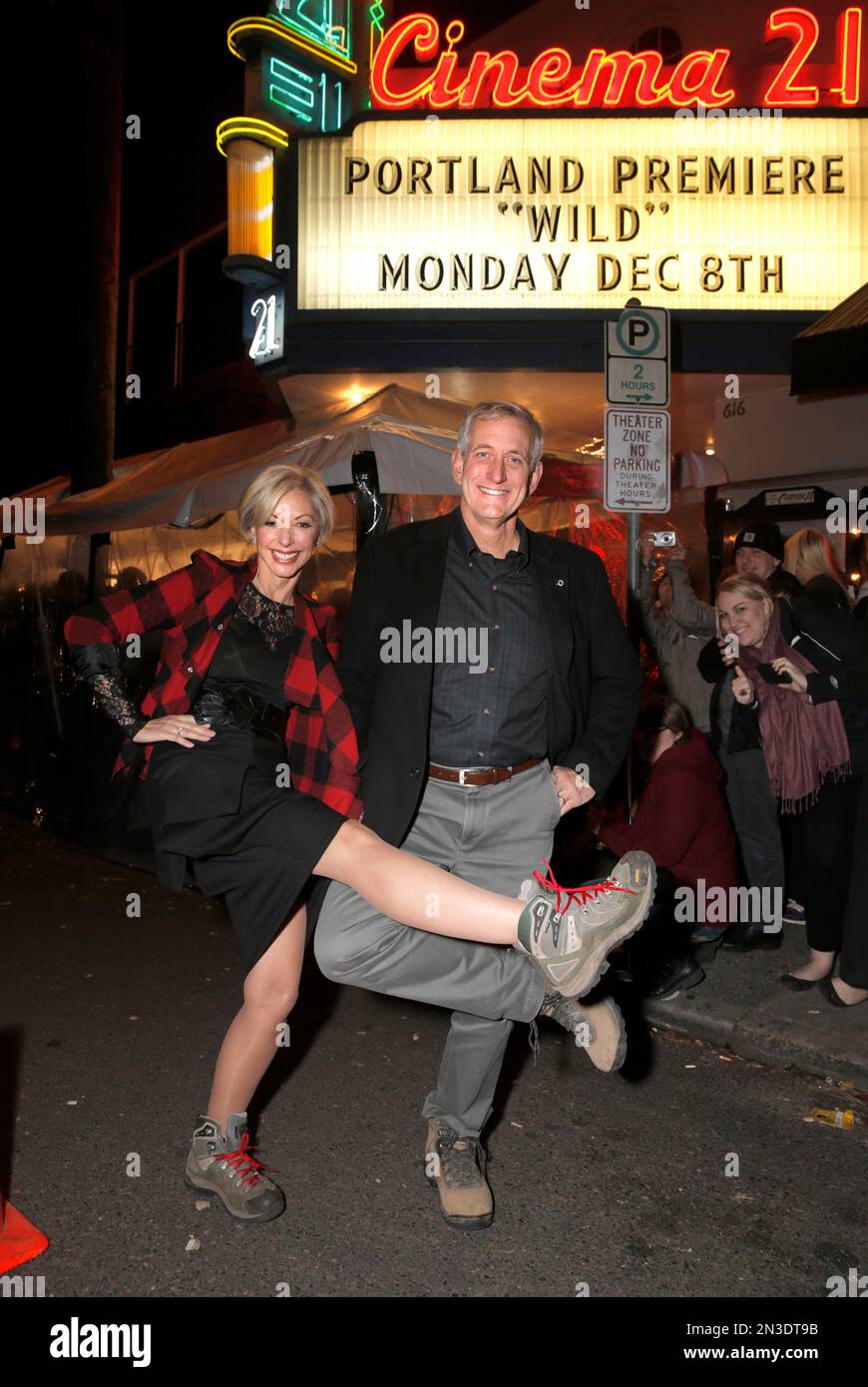 Mayor of Portland Charlie Hales (right) and wife Nancy Hales attend the ...