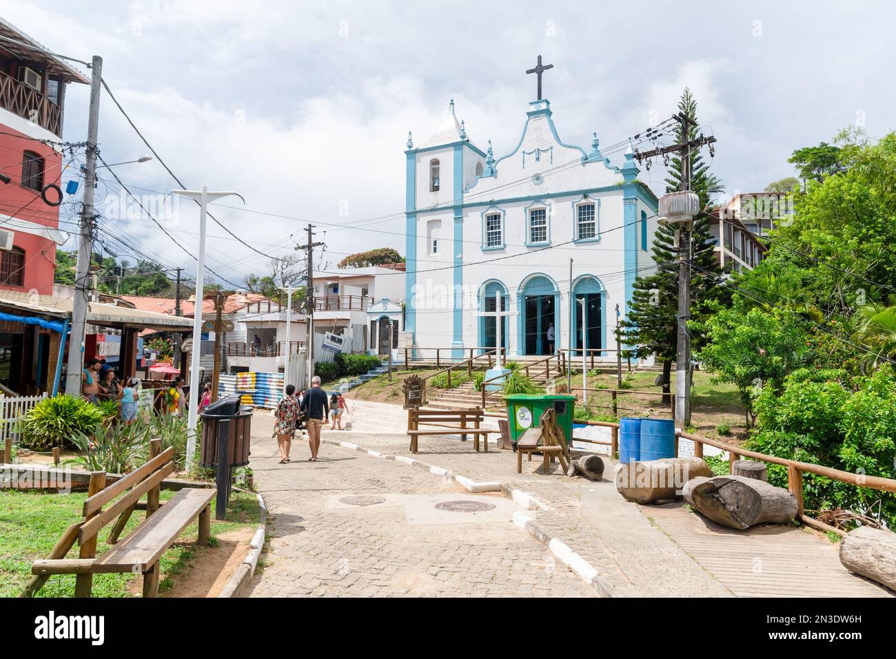 Cairu, Bahia, Brazil - January 19, 2023: View of the Nossa Senhora da ...