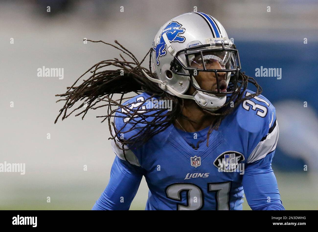 Detroit Lions cornerback Rashean Mathis (31) during the first half of ...