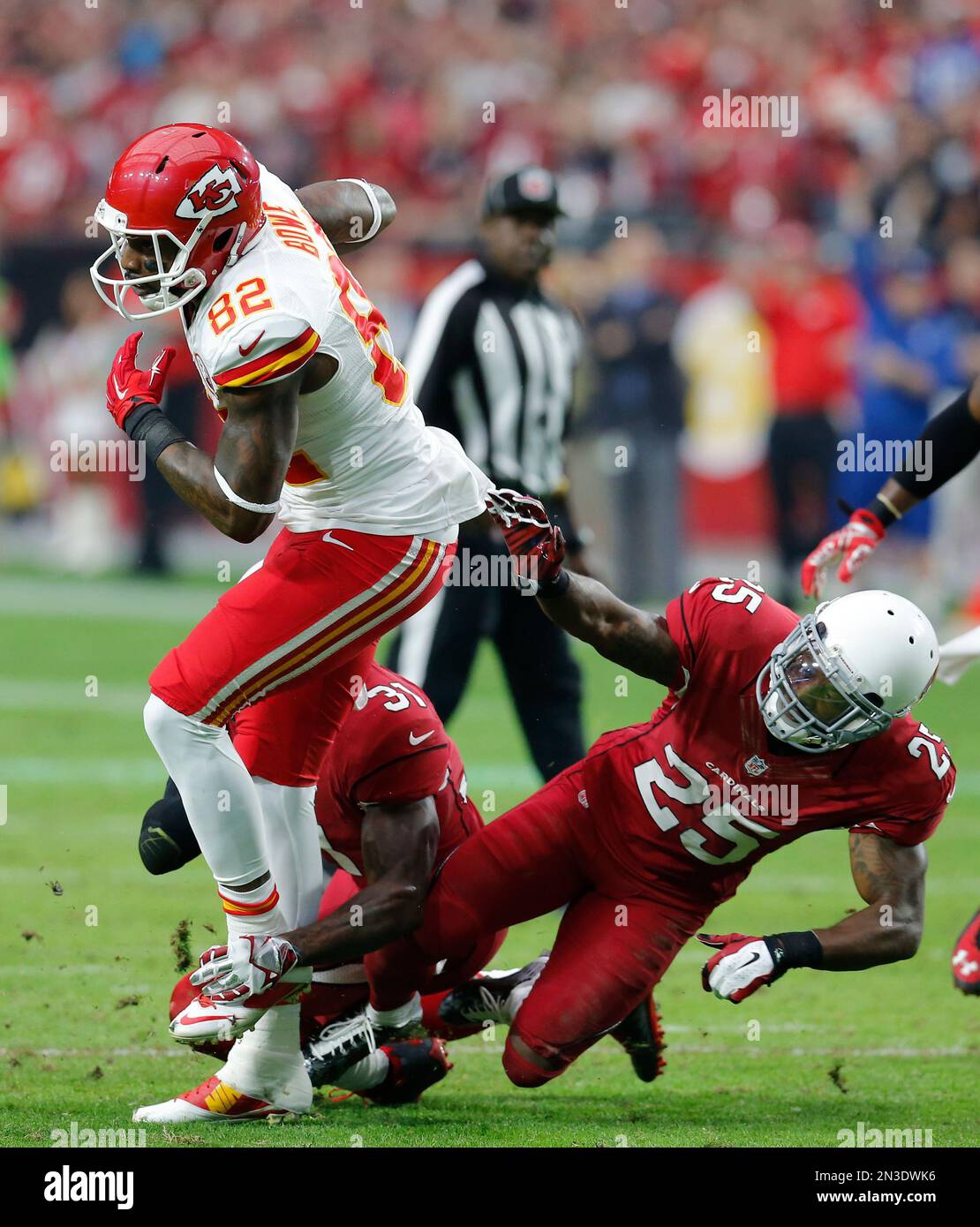 Kansas City Chiefs wide receiver Dwayne Bowe (82) during the first ...