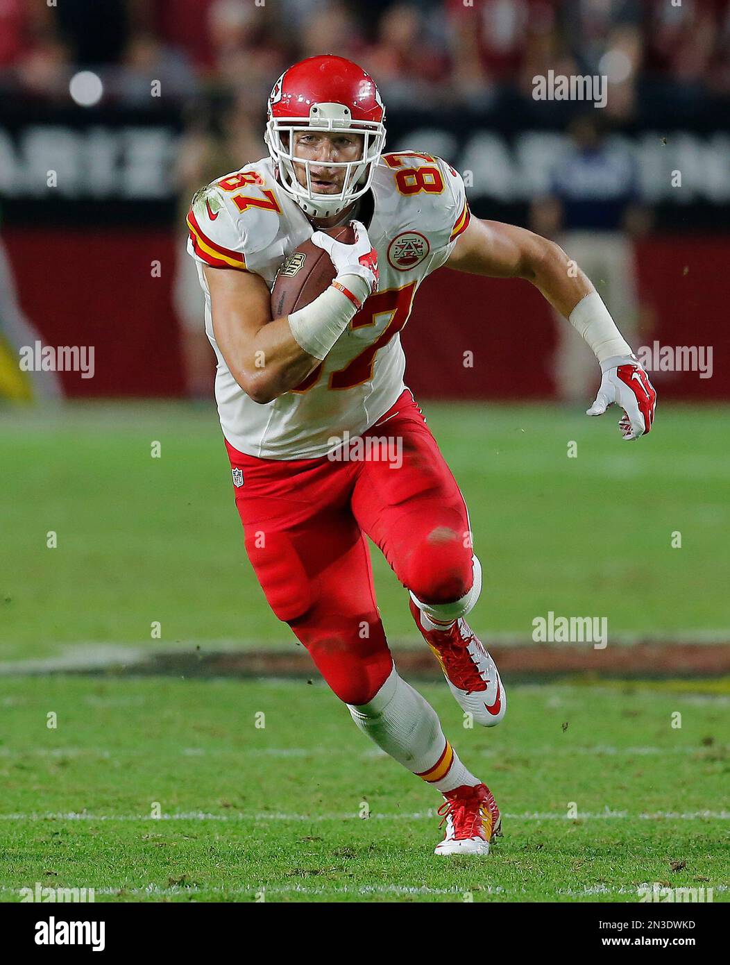 Kansas City Chiefs tight end Travis Kelce (87) during the first quarter ...