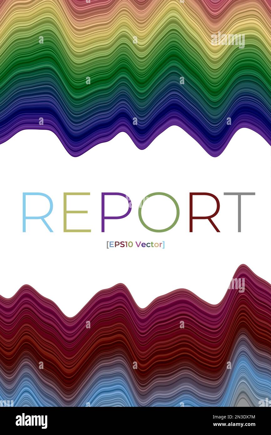 Cover page template. Can be used as banner, flyer, poster, business ...