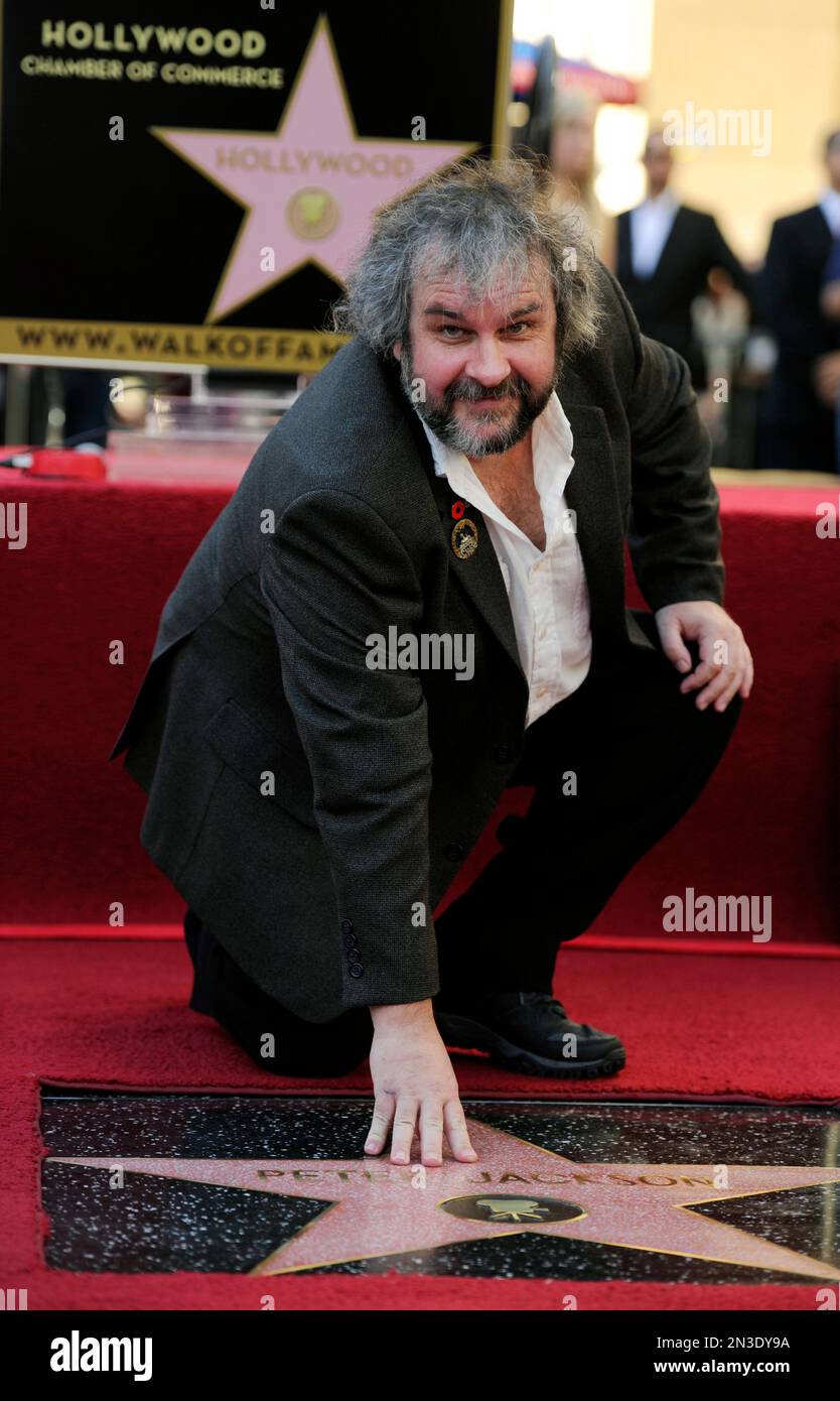 Peter Jackson, director, co-writer and producer of the film trilogies ...