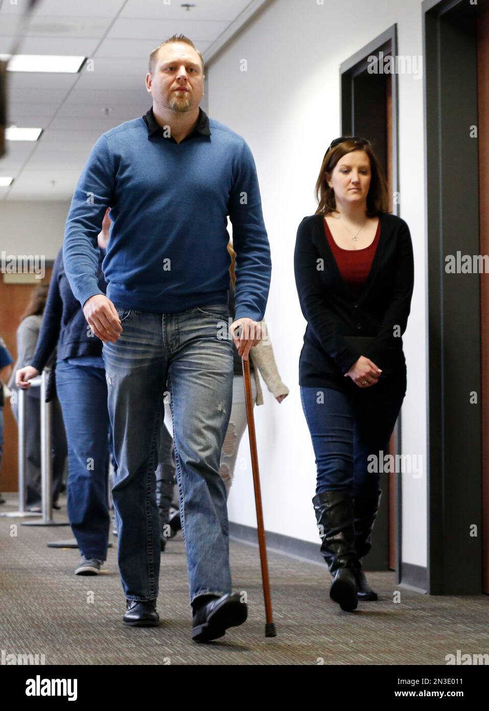 Josh Nolan, who was shot in the arm and leg during the theatre shooting ...