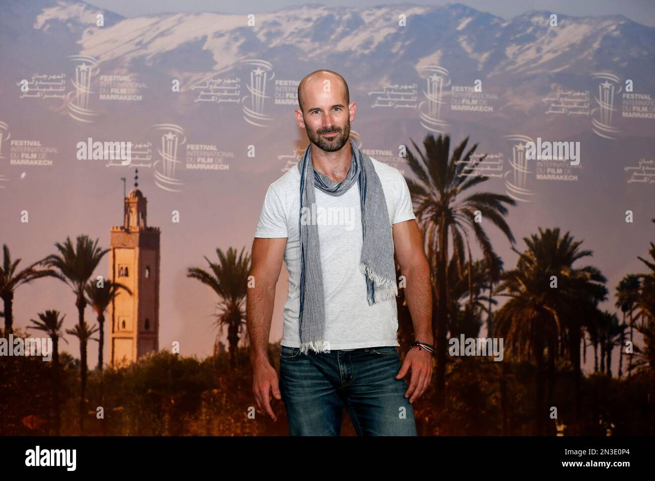 Max Currie from New Zealand attends the photocall for the movie ...