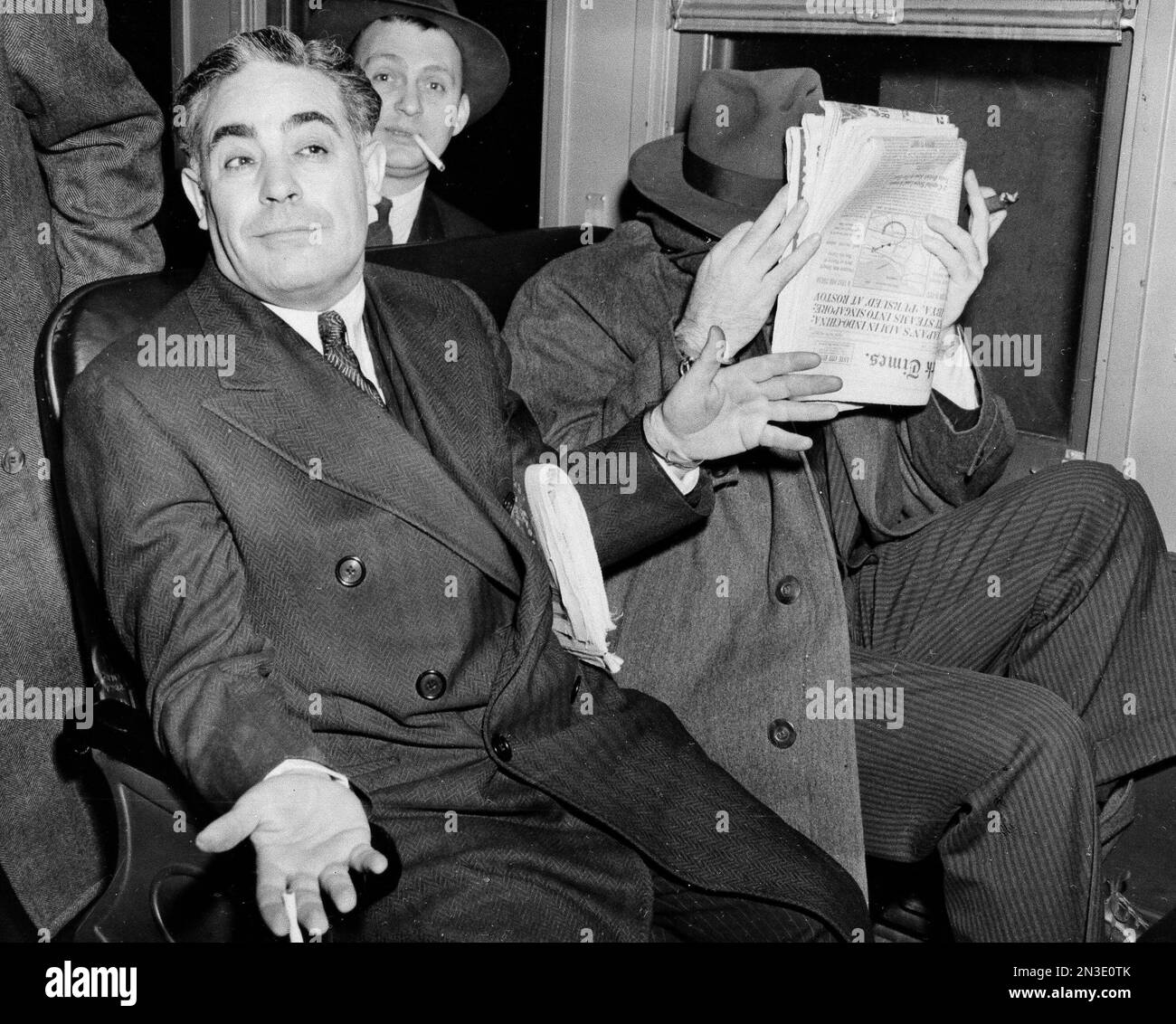 Louis Capone, left, and Emanuel "Mendy" Weiss, aides of Louis "Lepke ...