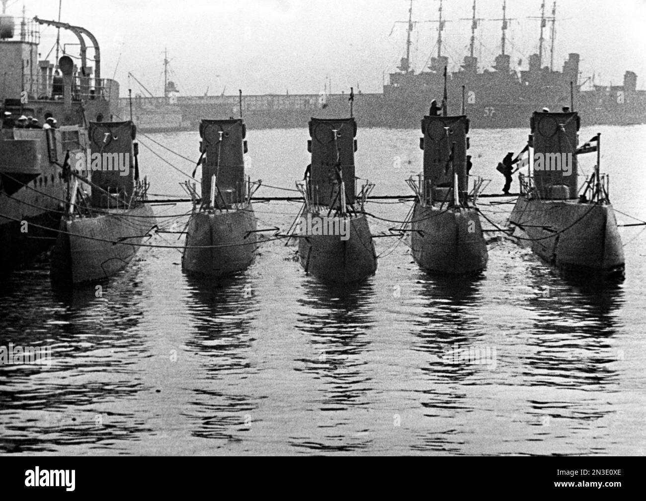 The first flotilla of submarines in the German navy. They were ...