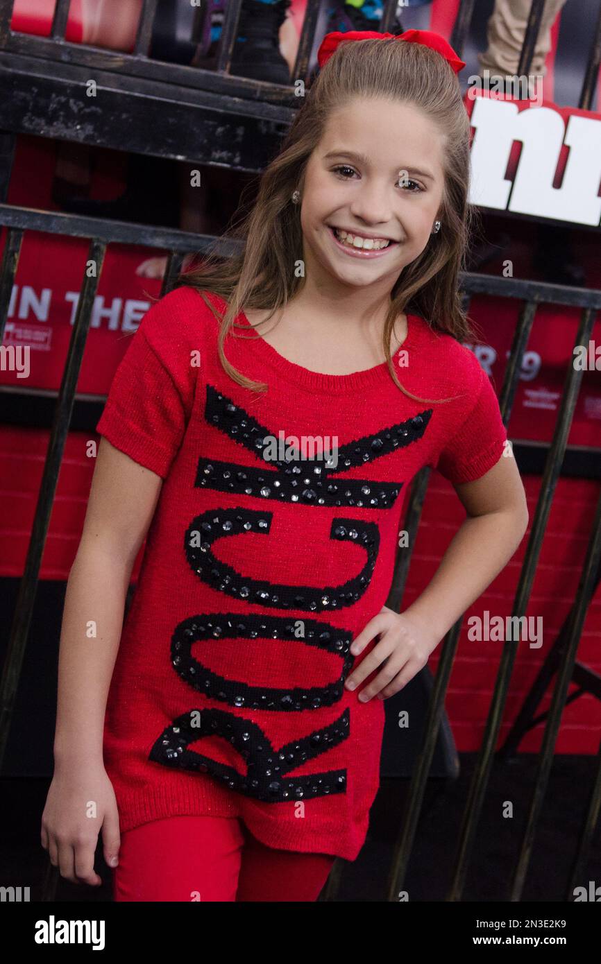 Mackenzie Ziegler attends the world premiere of "Annie" at the Ziegfeld ...