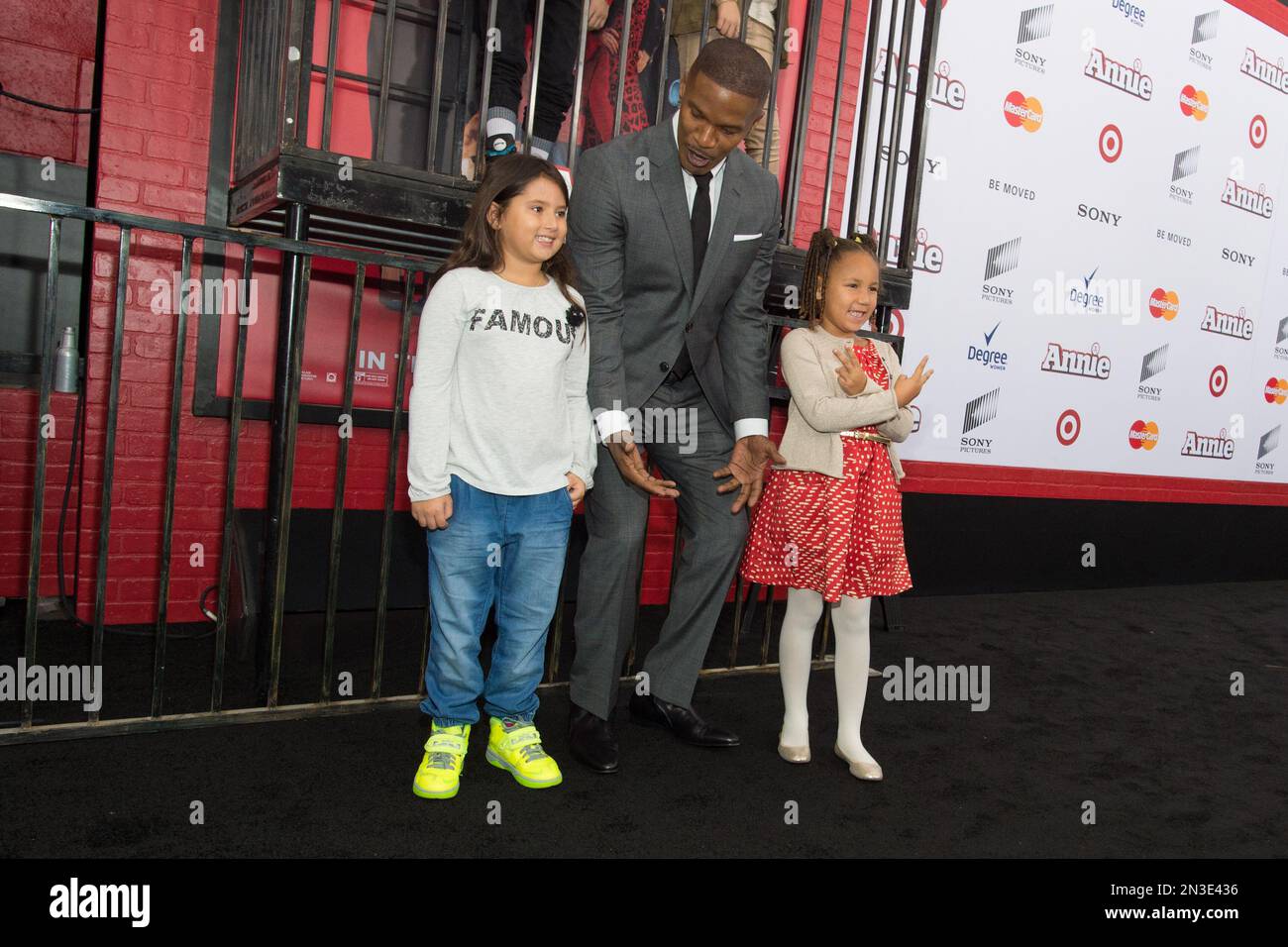 Actor Jamie Foxx And His Daughter Right Anelise Bishop Attend The