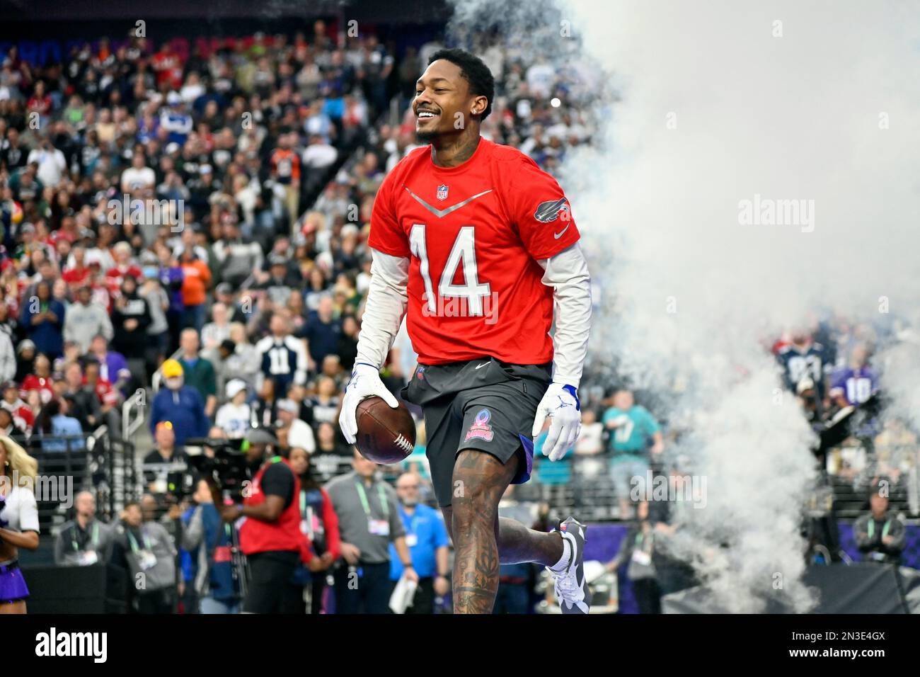 AFC wide receiver Stefon Diggs of the Buffalo Bills makes a catch ...