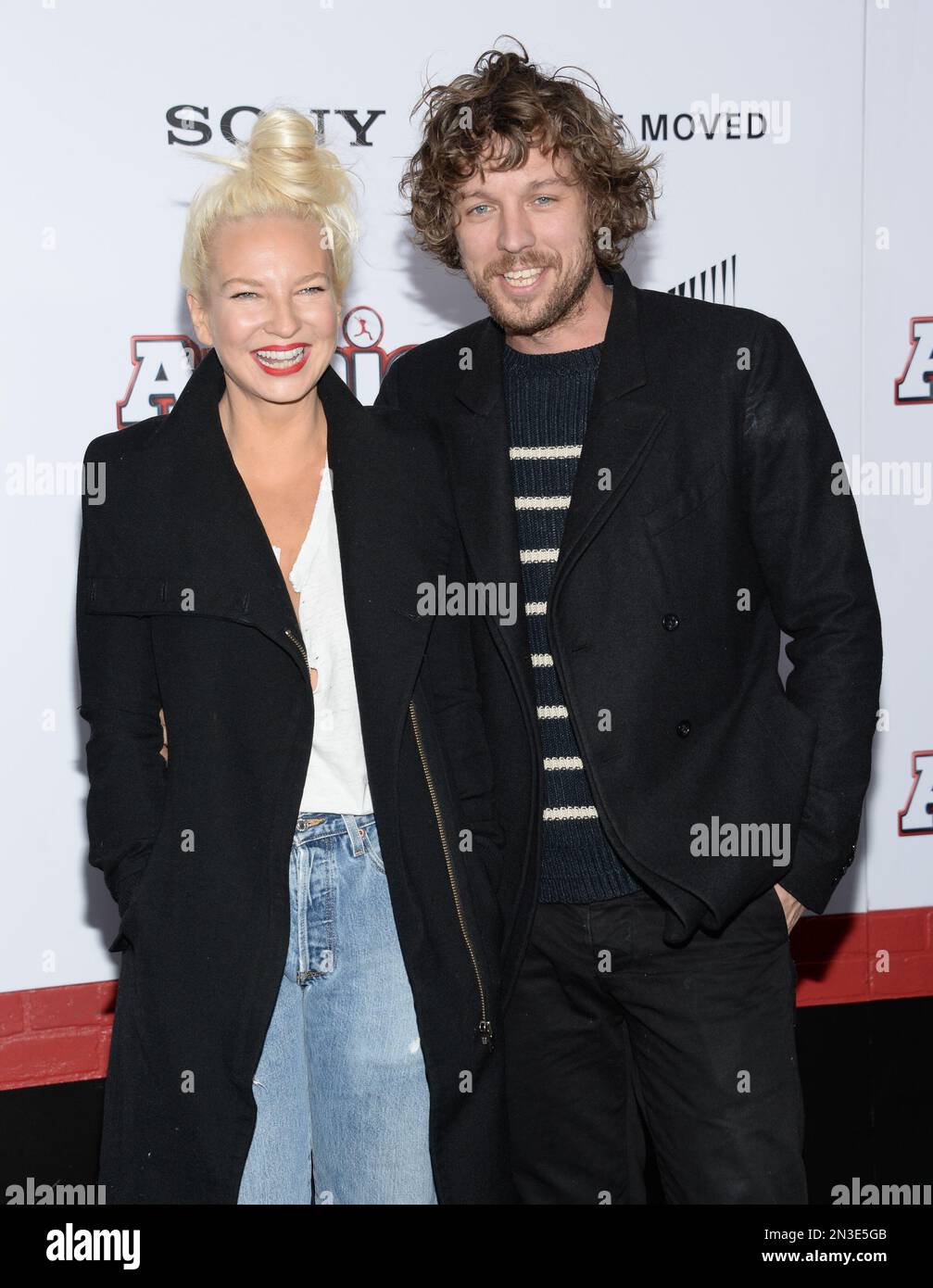 Singer Sia Furler and fiance Erik Anders Lang attend the world premiere ...