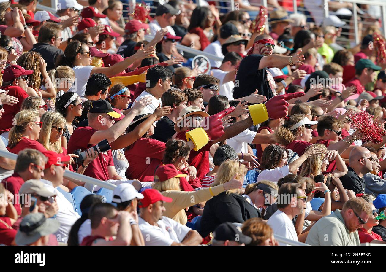 Florida State fans cheer during second half action against Virginia ...