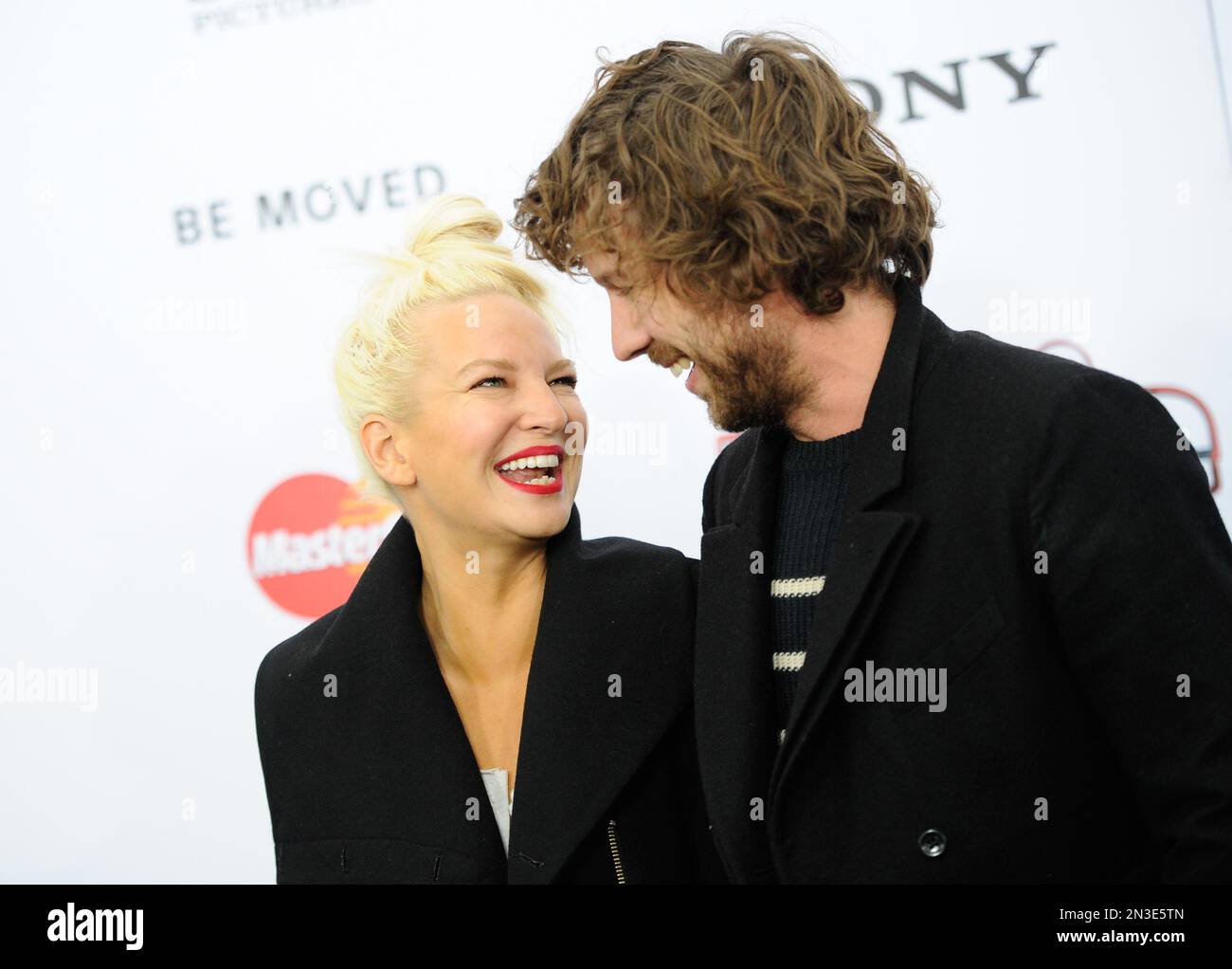 Singer Sia Furler and fiance Erik Anders Lang attend the world premiere ...