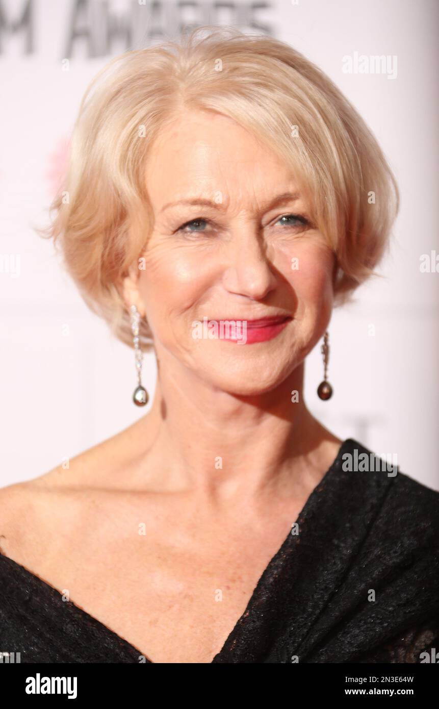 Actress Dame Helen Mirren arrives for the British Independent Film ...